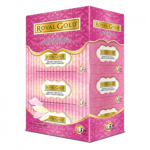Royal Gold Twin Tone Facial Tissue | myaeon2go
