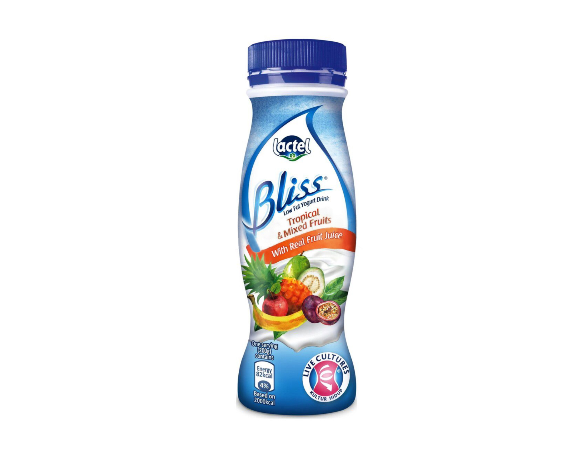 Lactel Bliss 0% Fat Yogurt Drink Tropical Fruits | myaeon2go