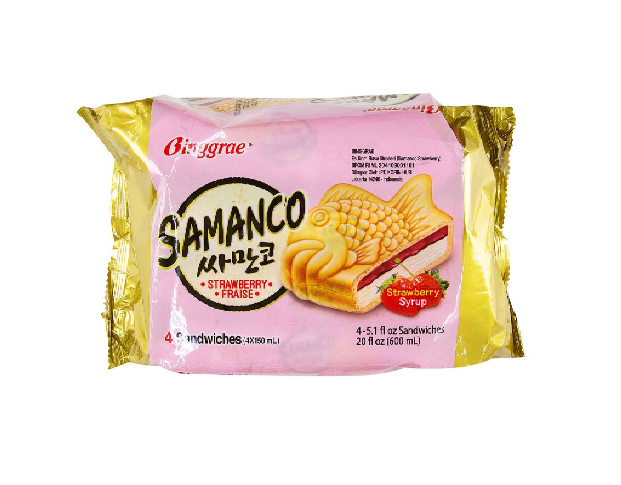 Samanco Ice Cream Waffle Strawberry | myaeon2go
