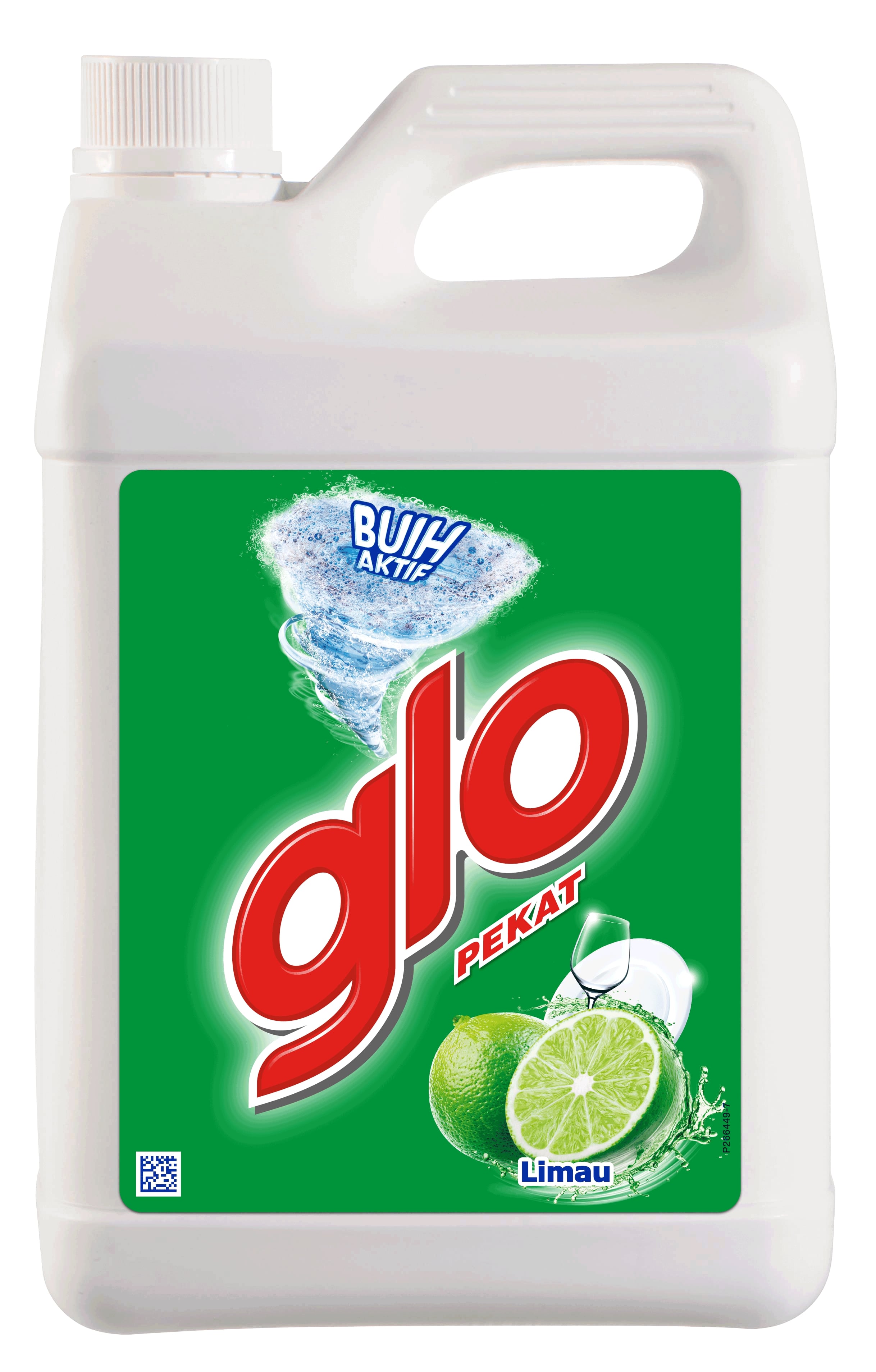 Glo Dishwash Liquid Lime, 4.5L - 100% Grease Removal