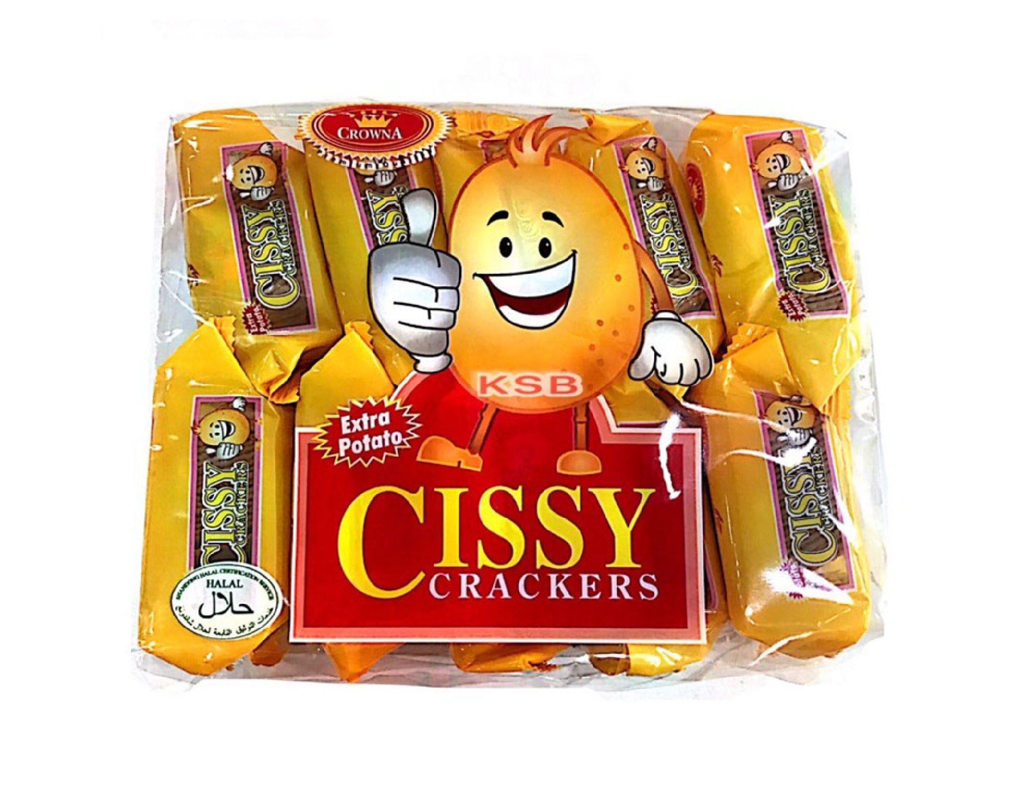 Crowna Cissy Cracker, 10 x 32 g - Crispy and Delicious