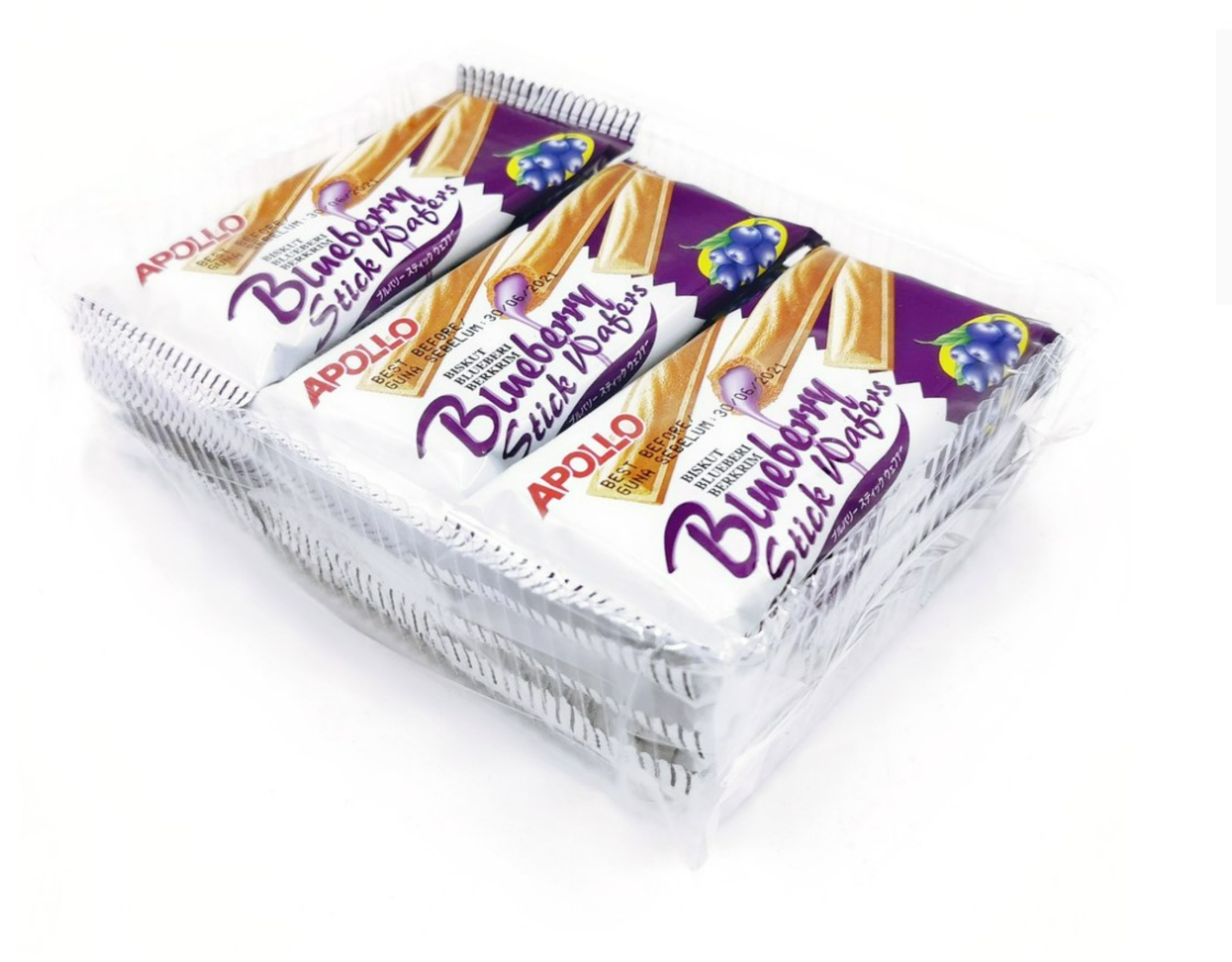 Apollo Blueberry Stick Wafers | myaeon2go