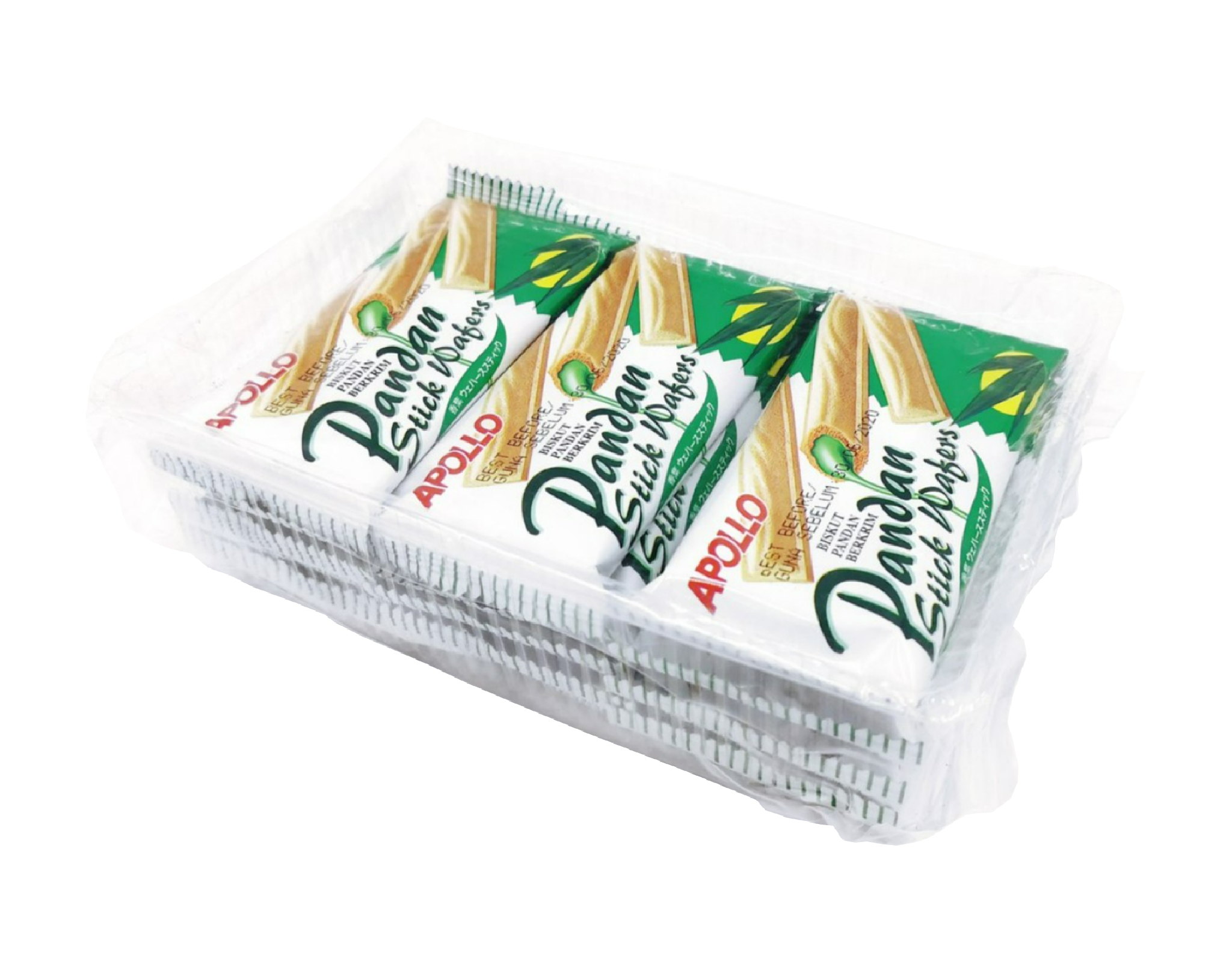 Apollo Pandan Stick Wafers | myaeon2go