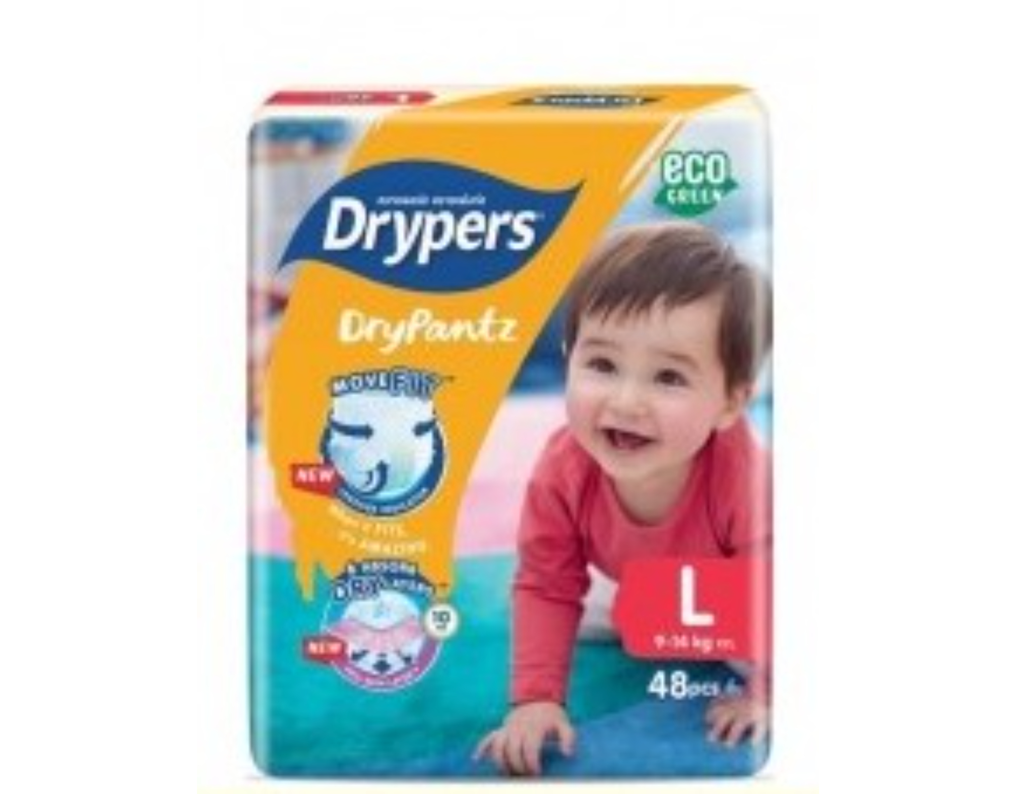 Drypers Drypantz L48 - Eco-Friendly Fit