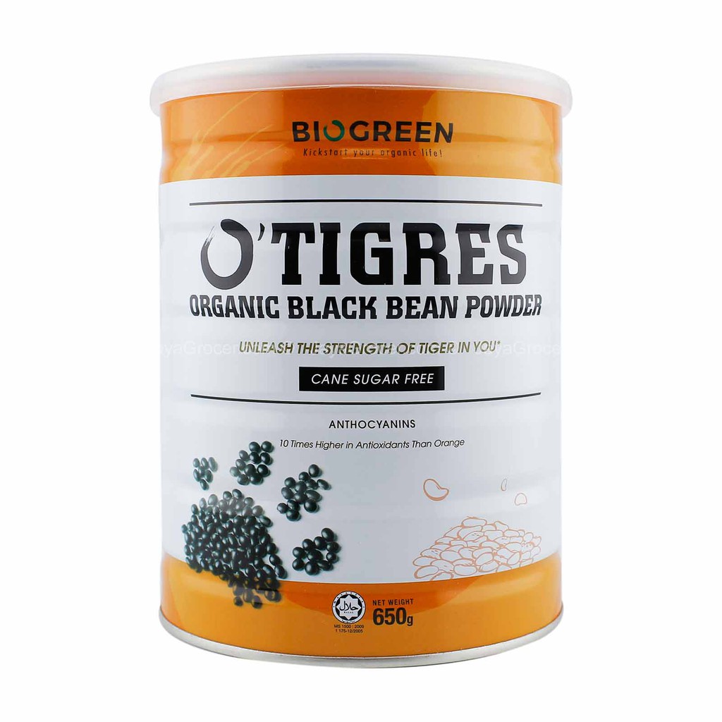 Biogreen O'Tigres Organic Black Bean Powder Sugar Free | myaeon2go