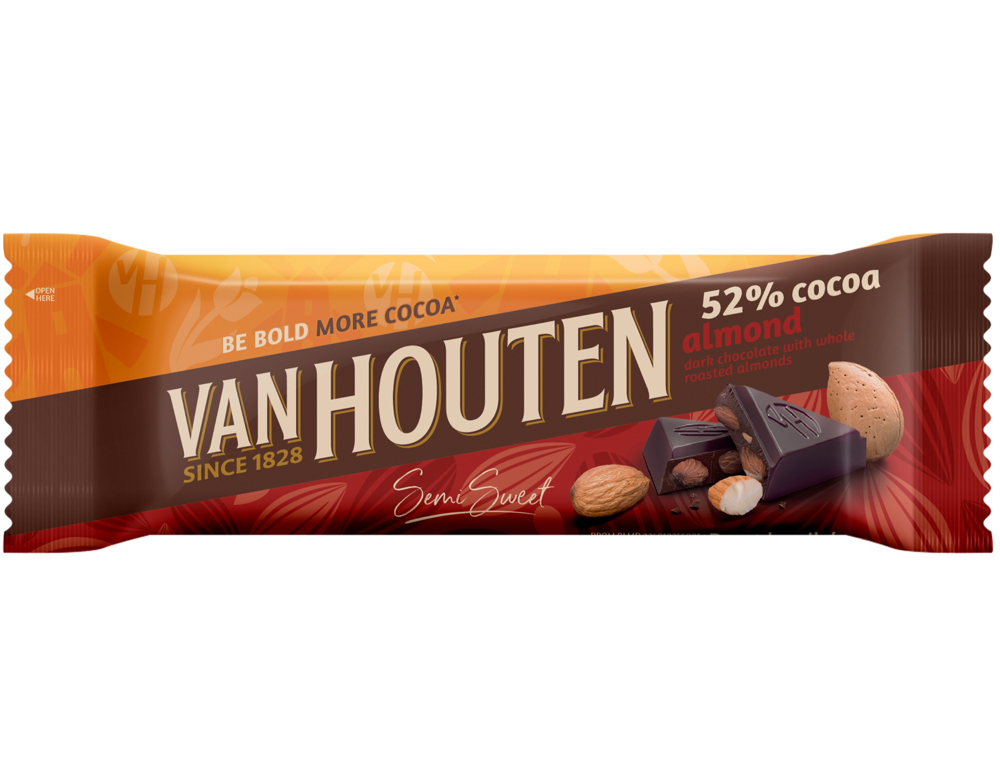 Van Houten 52% Cocoa Almond | myaeon2go
