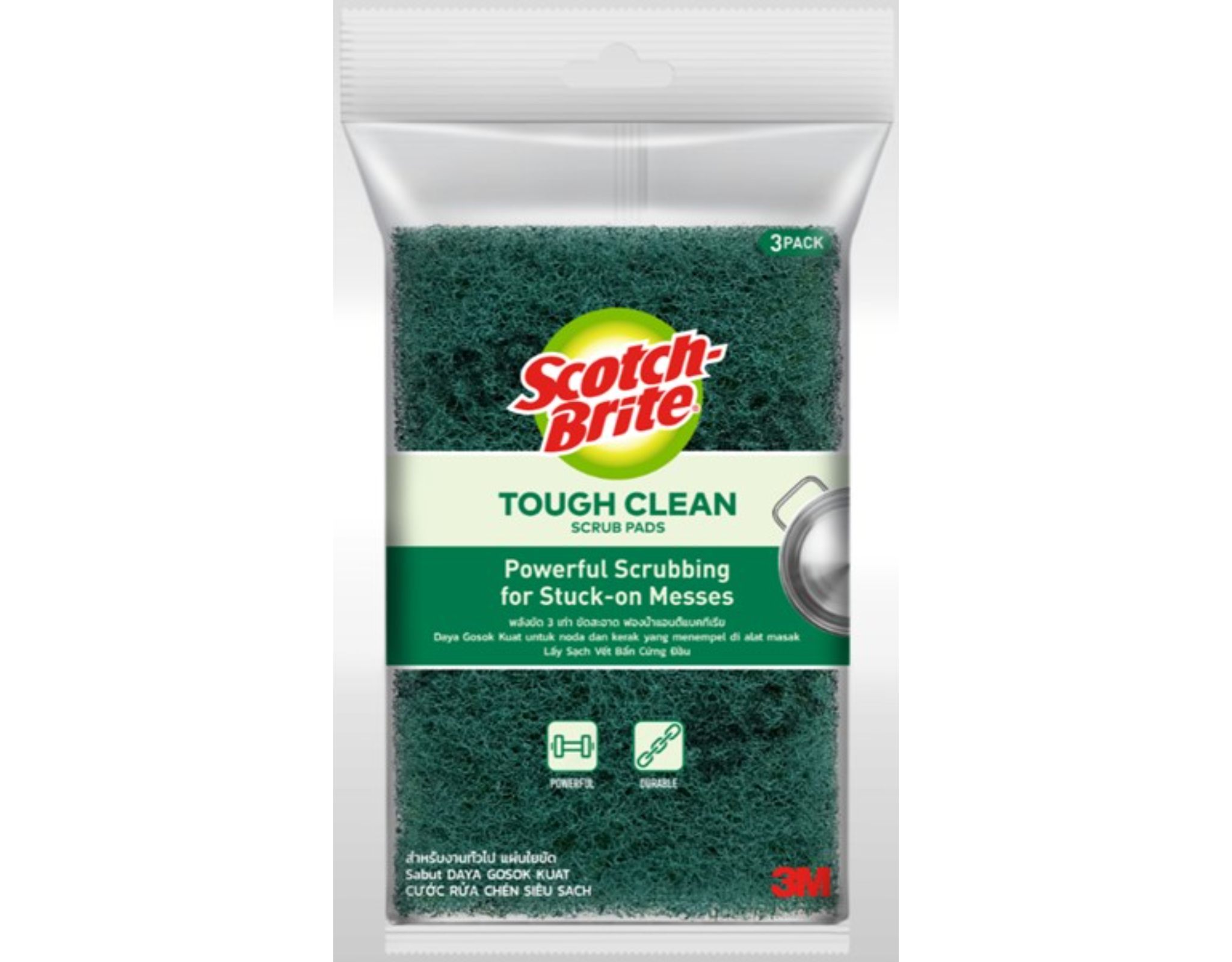 Scotch Brite Tough Clean Scrub Pad | myaeon2go