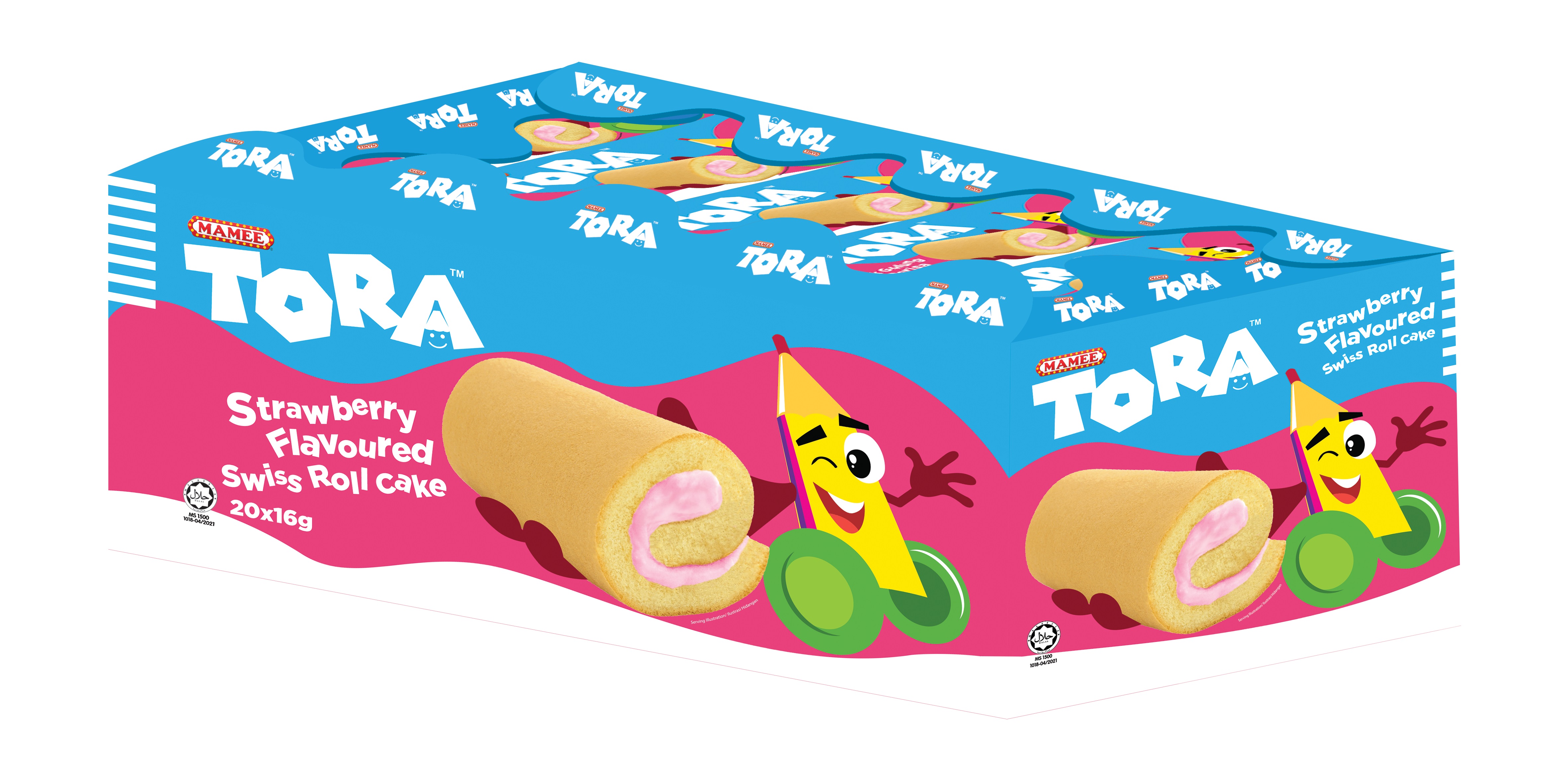 Mamee Tora Swiss Roll - Strawberry | myaeon2go