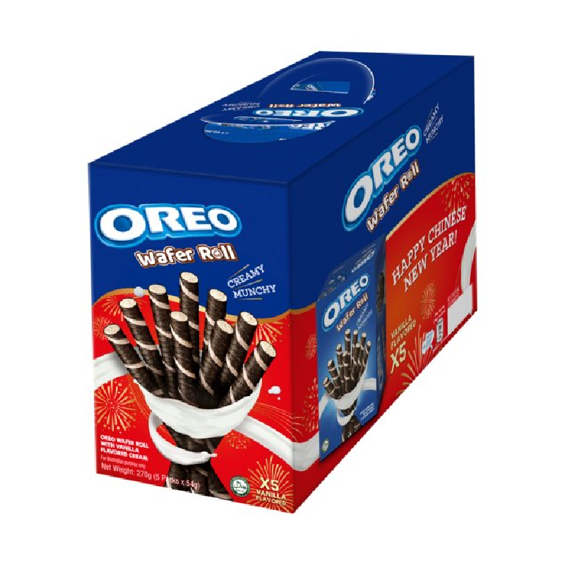 Oreo Wafer Roll 5's Bundle Pack (Vanilla) | myaeon2go