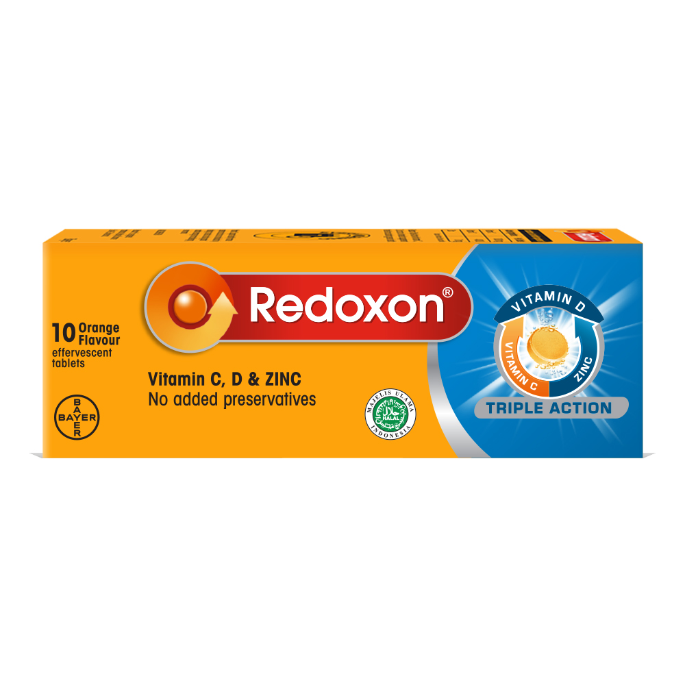 Redoxon Redoxon Triple Action Effervescent Tab Orange | myaeon2go