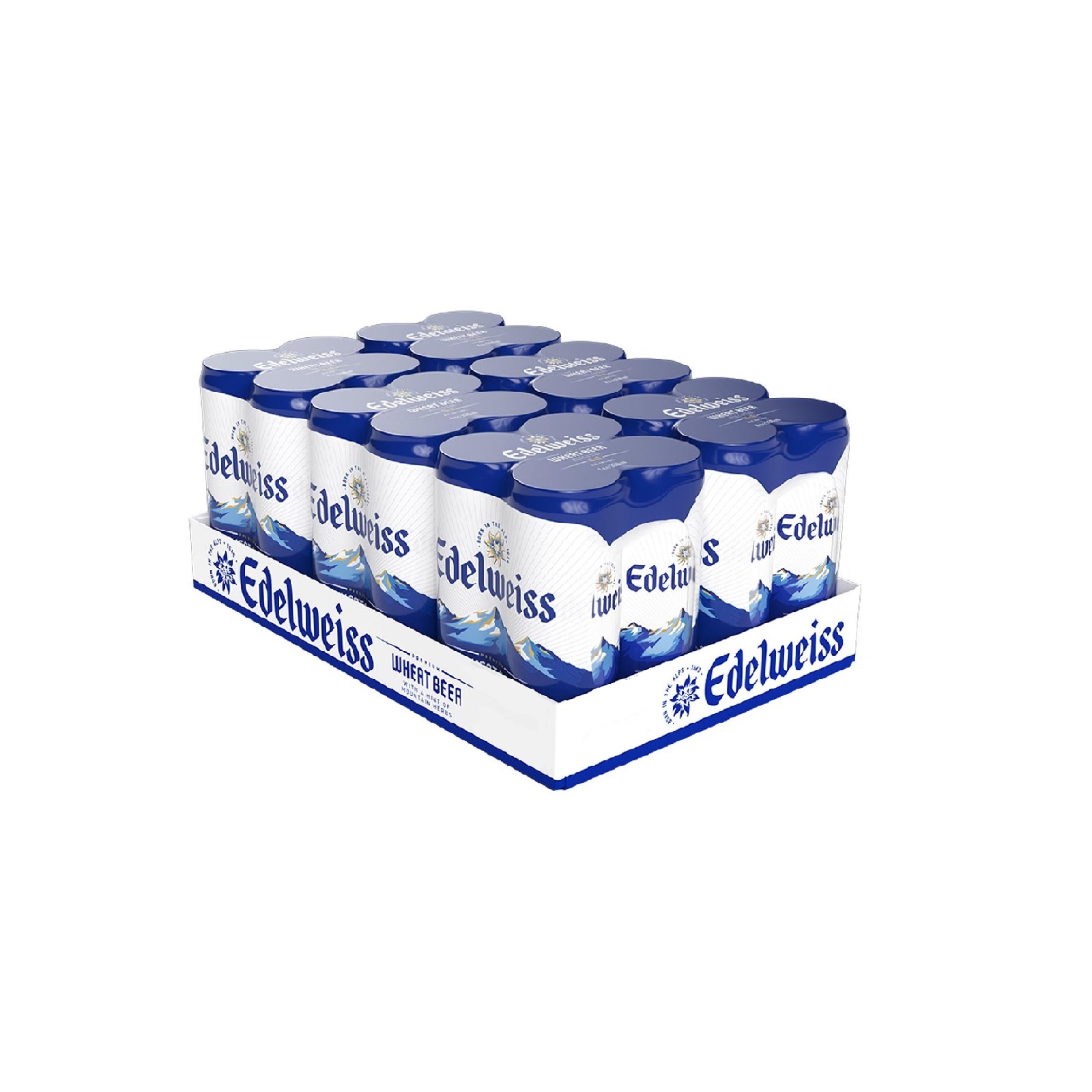 Edelweiss Sleek Can, 24 x 320 ml - Premium Wheat Beer