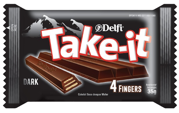 Delfi Take It 4 Fingers Dark Chocolate | myaeon2go