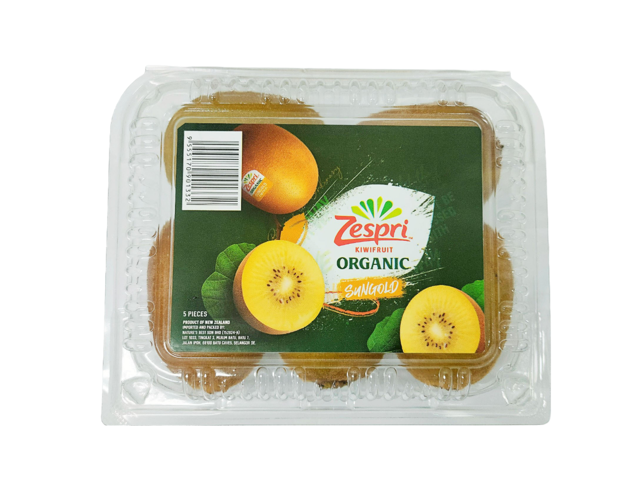 Zespri New Zealand Sungold Kiwi, 5 pcs - Organic Delight