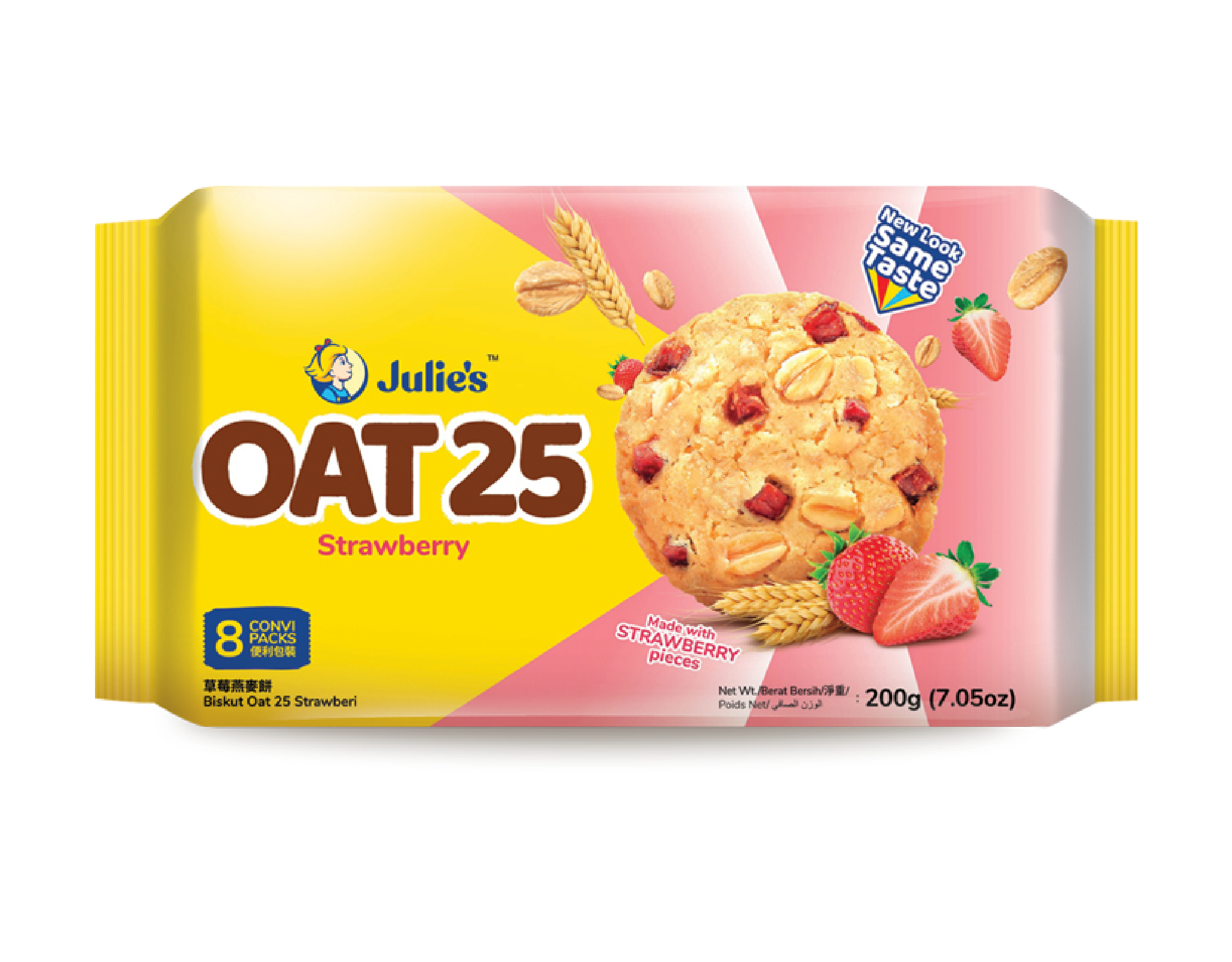 Julie's Oat 25 Cookies Strawberry | myaeon2go