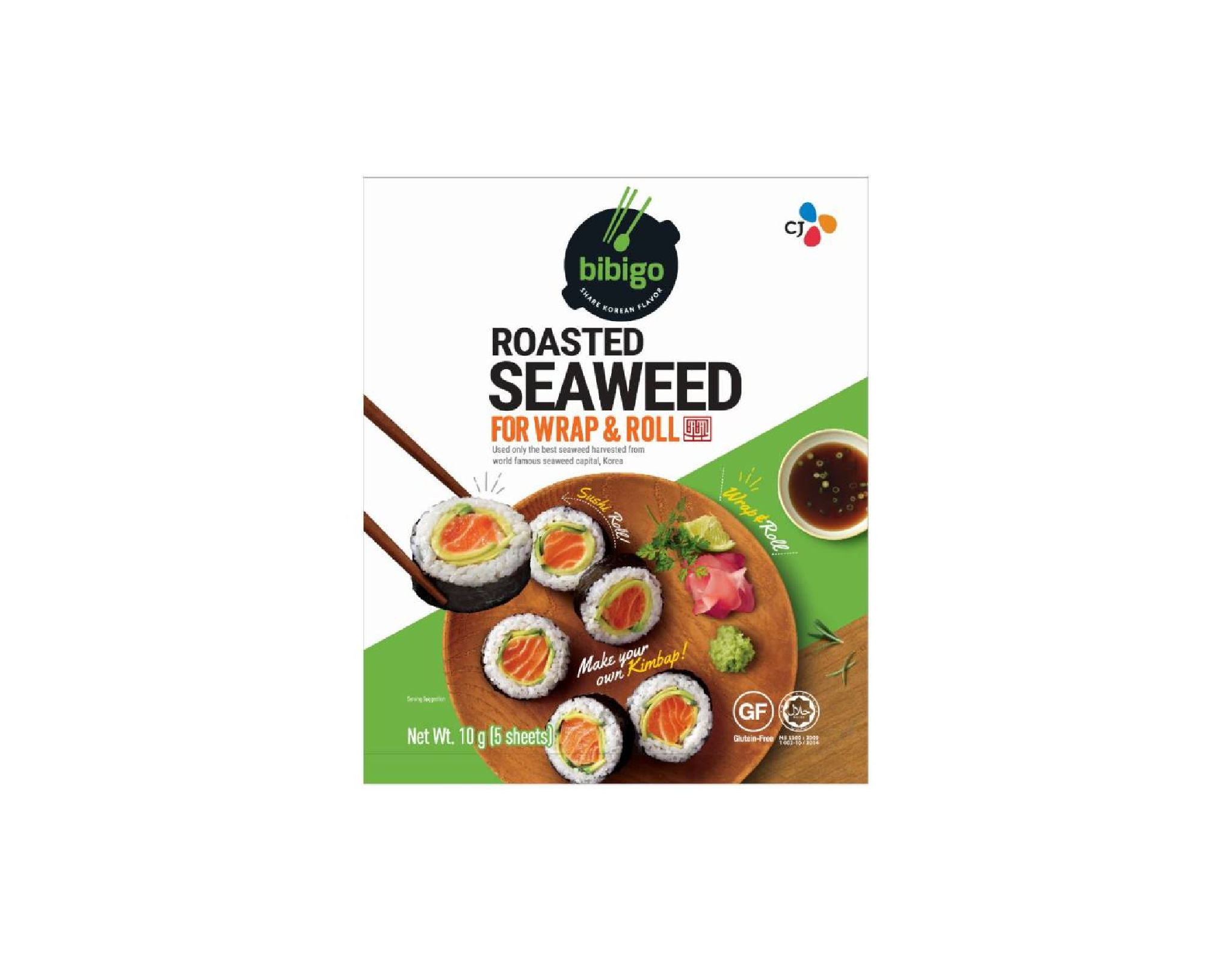 CJ Bibigo Roasted Seaweed For Wrap & Roll | myaeon2go