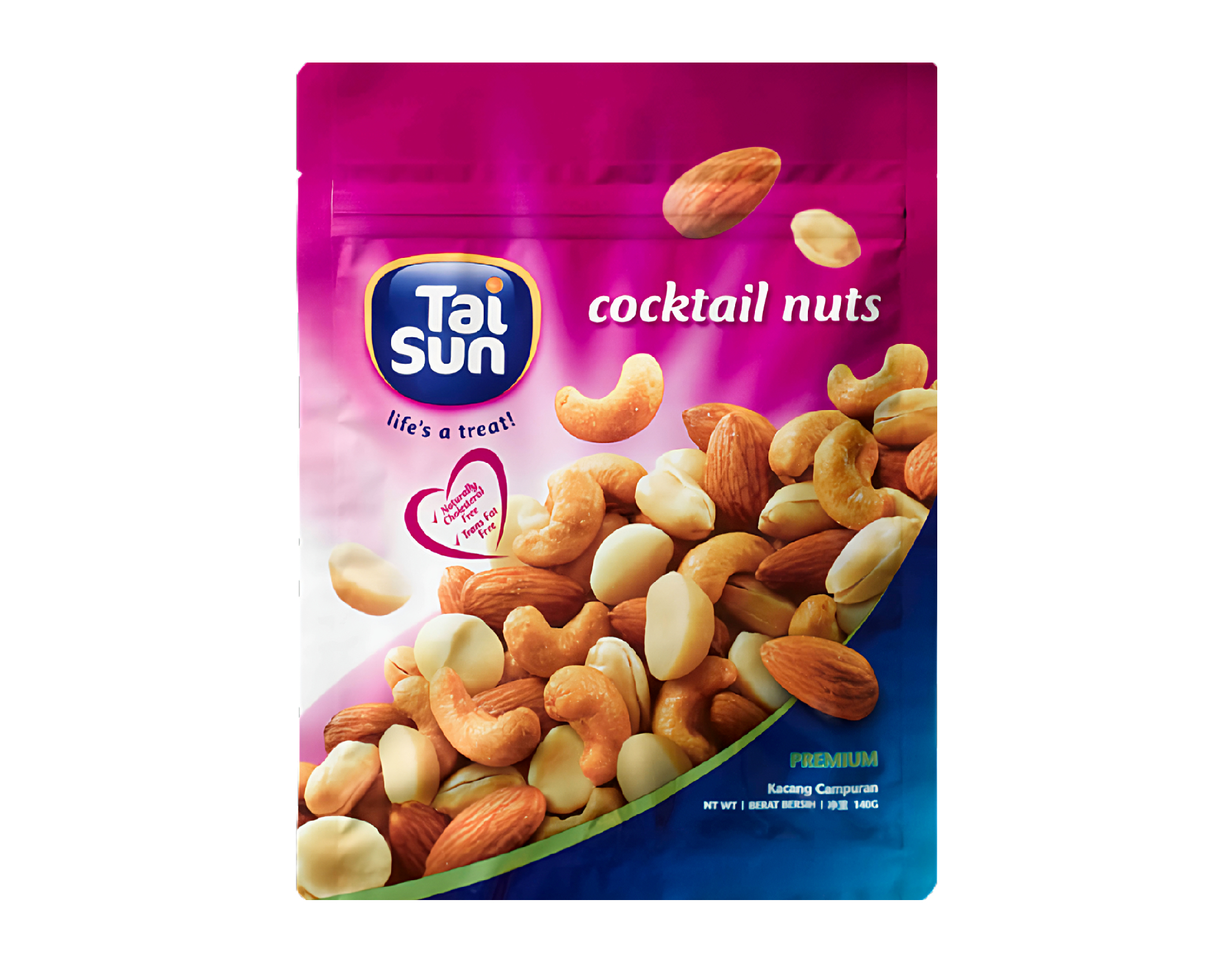 Tai Sun Cocktail Nuts, 140g - Premium Nut Mix
