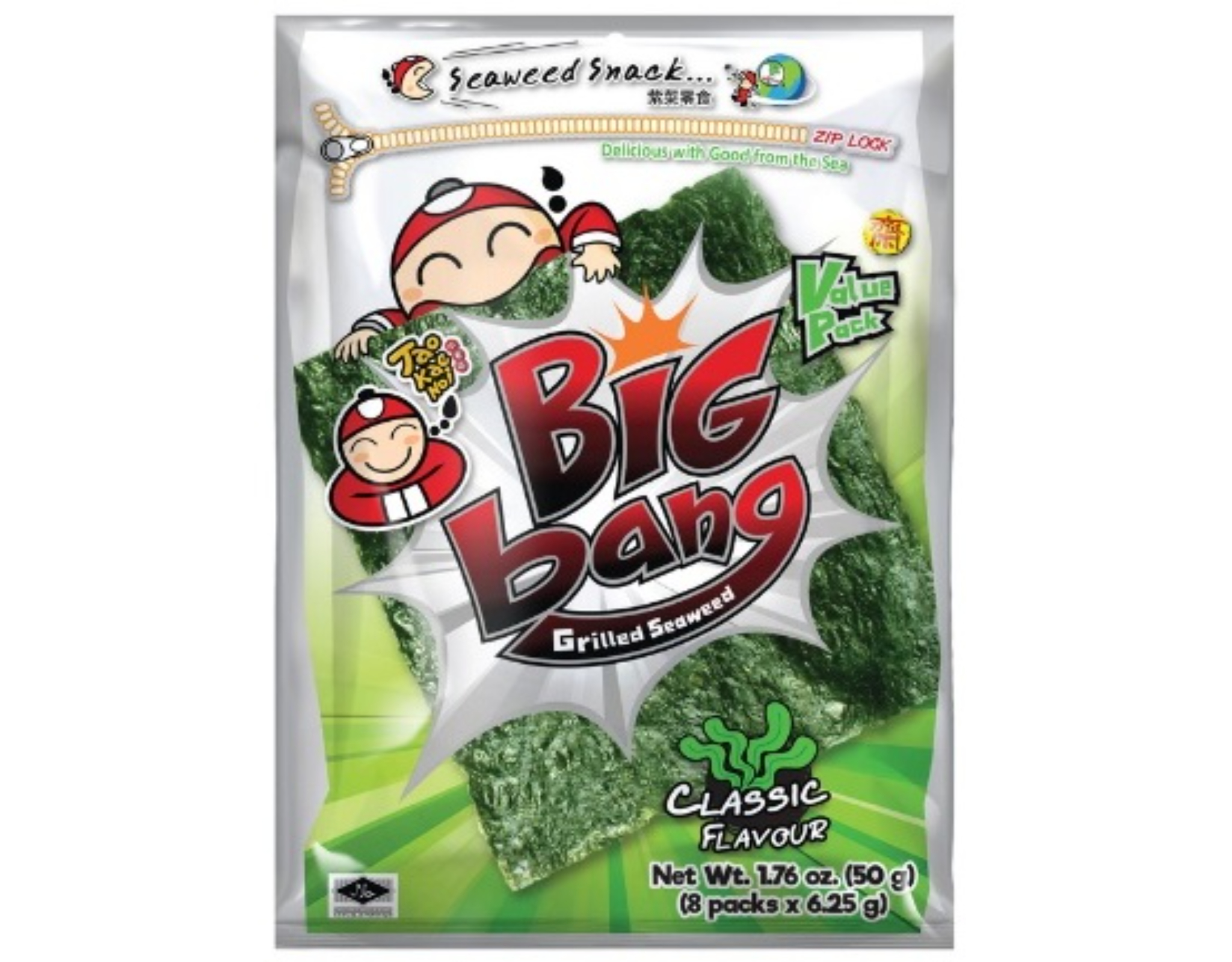 Tao Kae Noi Seaweed Classic 50g - Seaweed Snack