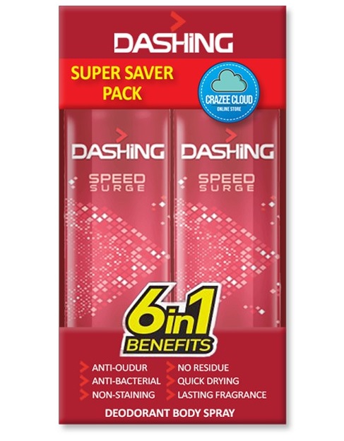 Dashing Deodorant Spray Speed Surge | myaeon2go