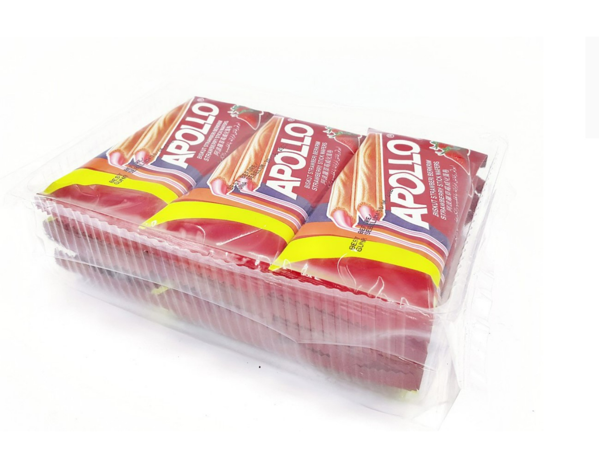 Apollo Strawberry Stick Wafers | myaeon2go