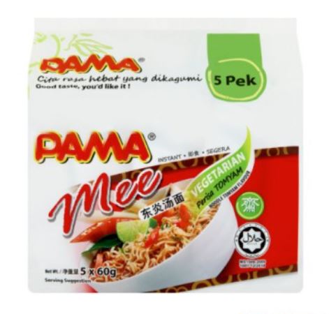 Pama Instant Mee Vegetarian Tom Yam | myaeon2go