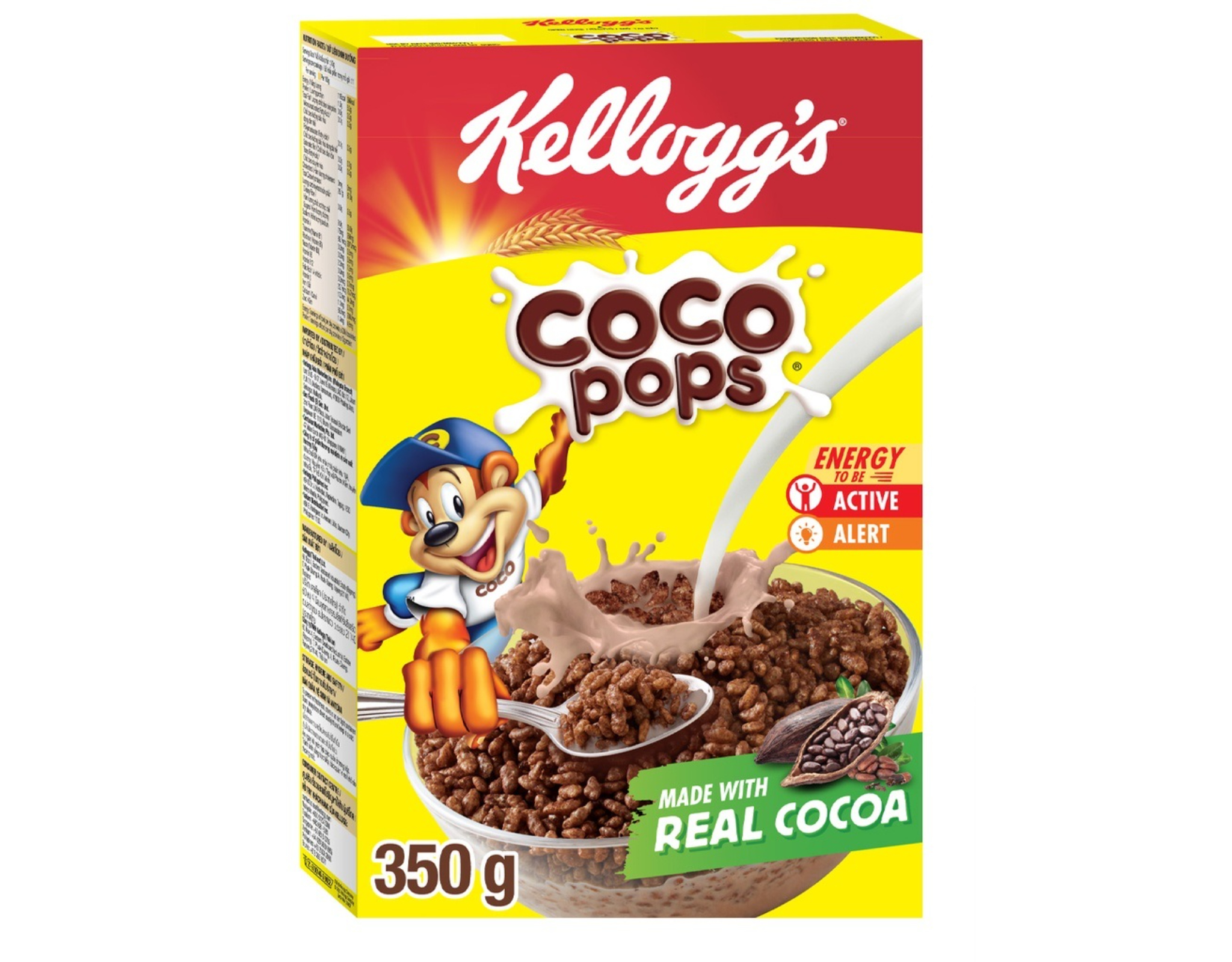 Kellogg's Coco Pops, 350 g - Real Cocoa & Puffed Rice