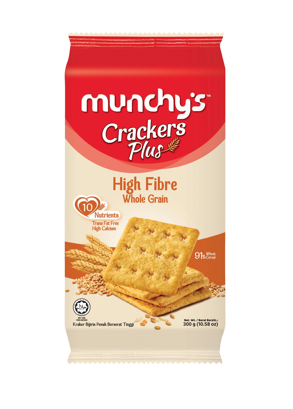 Munchy's Crackers Plus High Fibre Whole Grain | myaeon2go