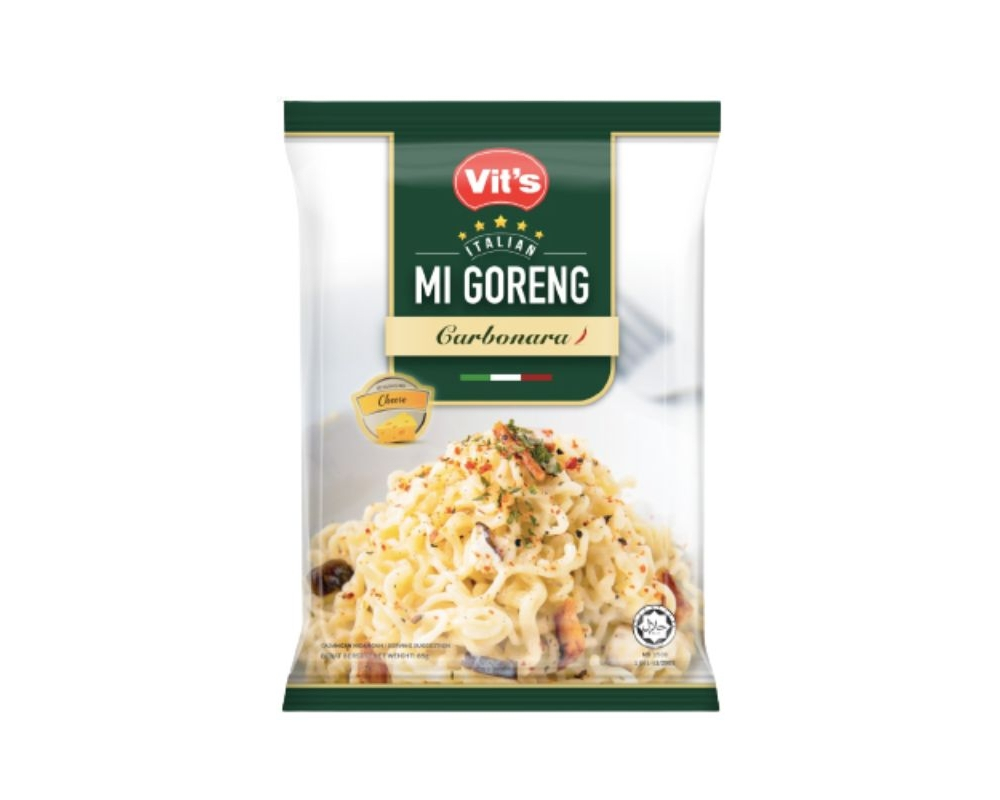 Vit's Italian Mi Goreng Carbonara Italian Mi Goreng Carbonara | myaeon2go