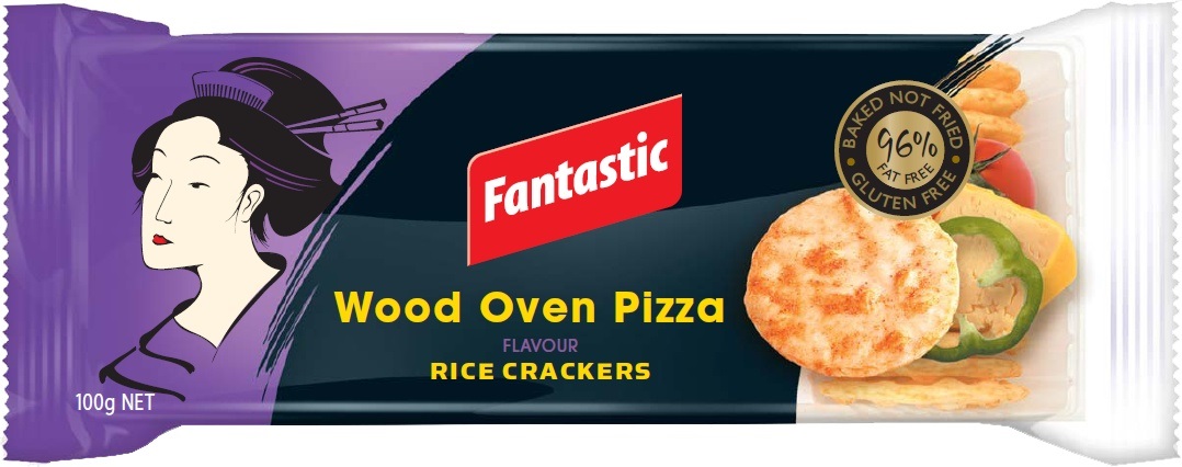 Fantastic Japanese Rice Crackers Wood Oven Pizza | myaeon2go