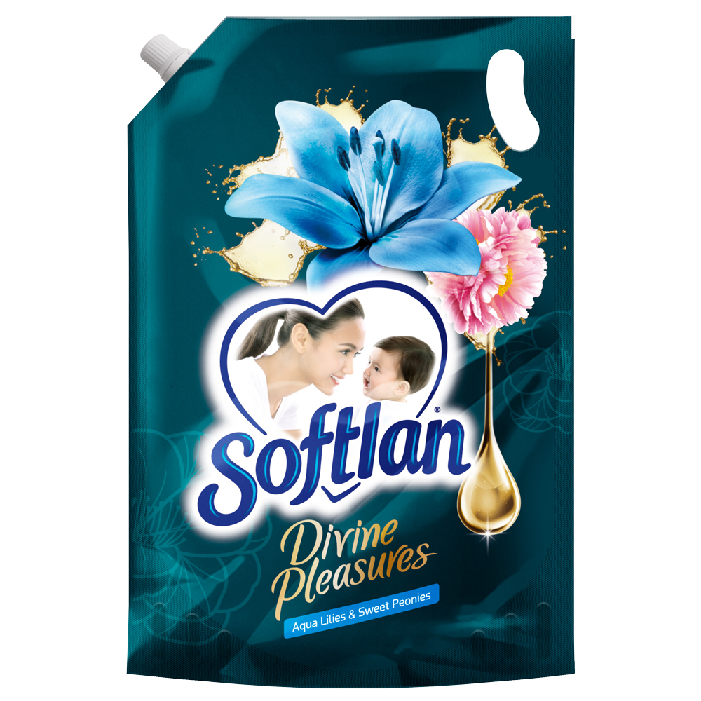 Softlan Fabric Softener Aqua Lilies Refill | myaeon2go