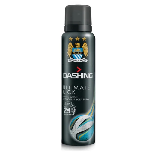 Dashing Man City Fc Spray Ultimate Kick | myaeon2go