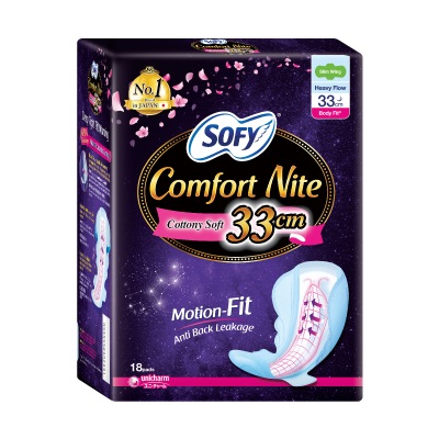 Sofy Body Fit Comfort Nite Wing 33cm | myaeon2go