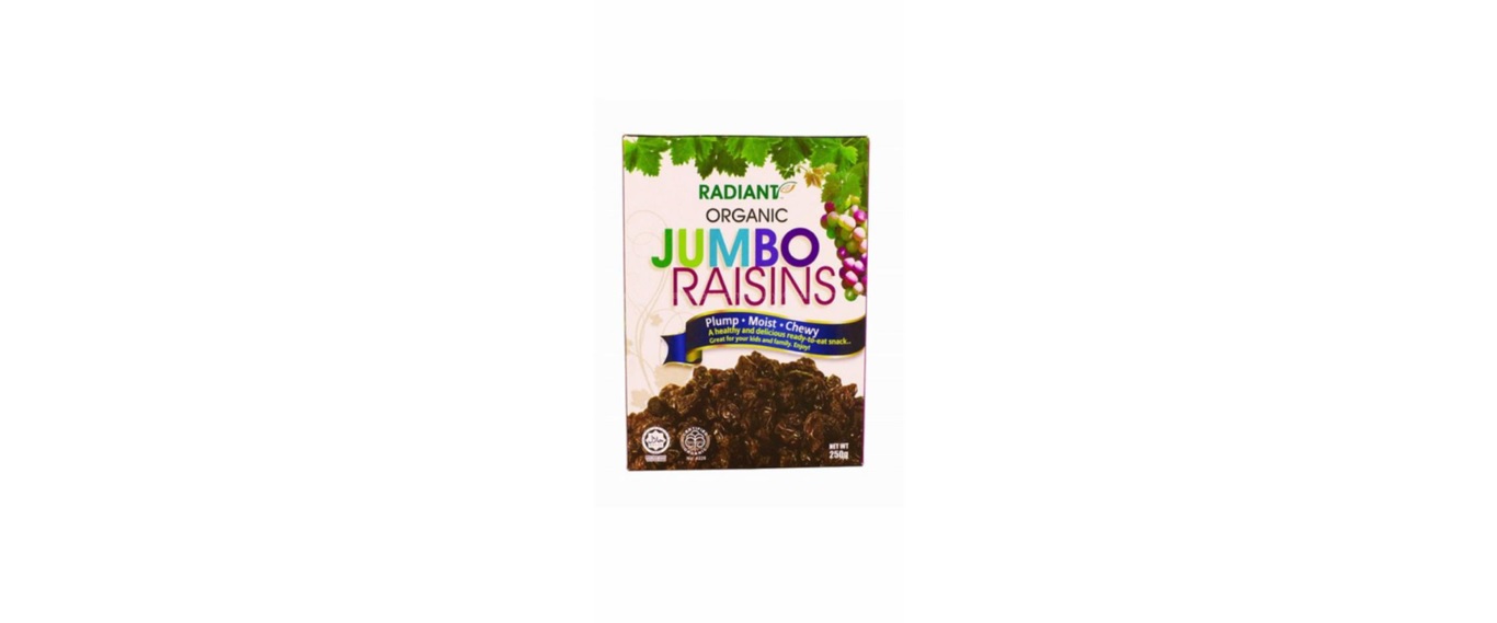 Radiant Jumbo Raisins Organic | myaeon2go