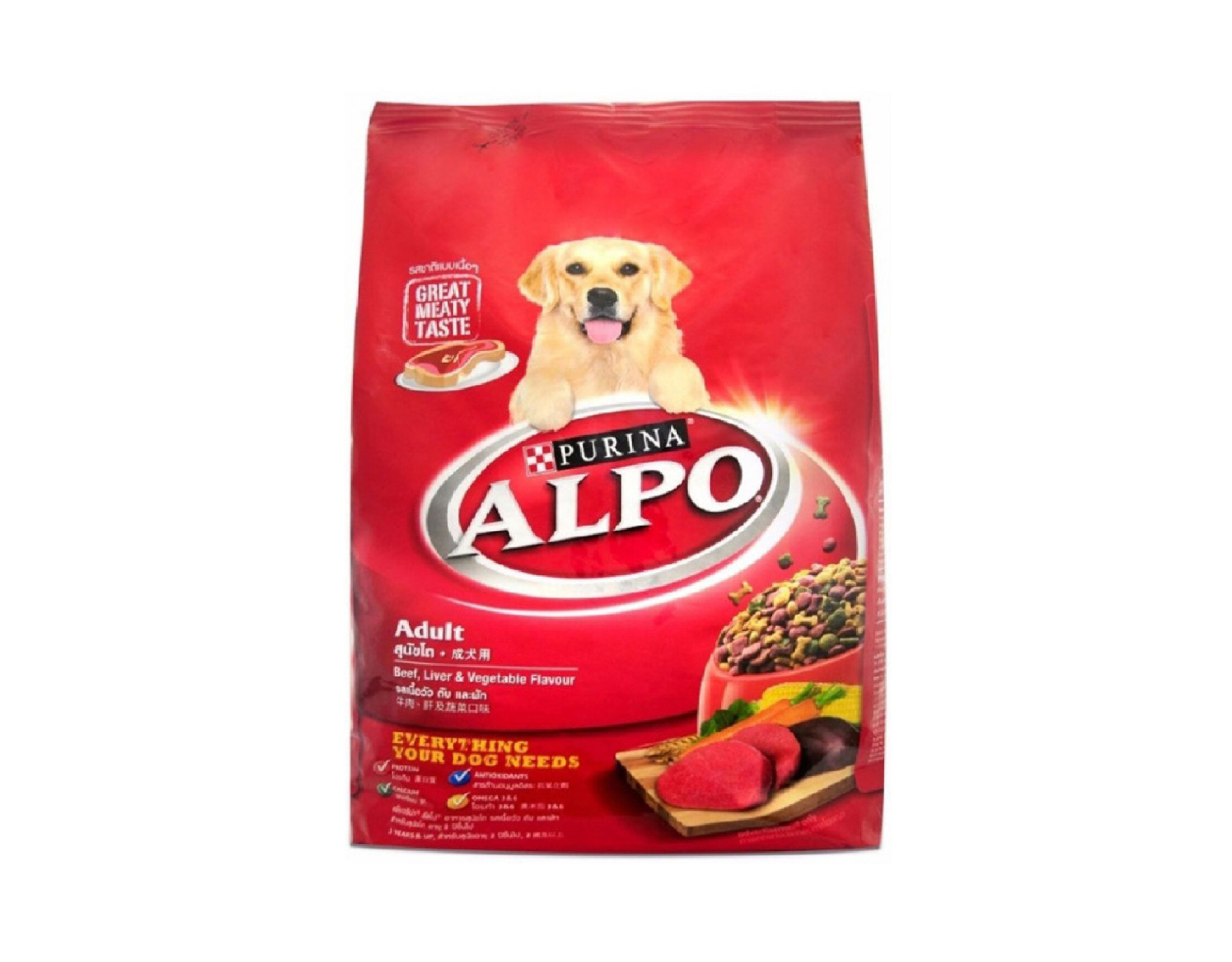 Alpo Adult Beef + Liver + Vegetable Bag | myaeon2go