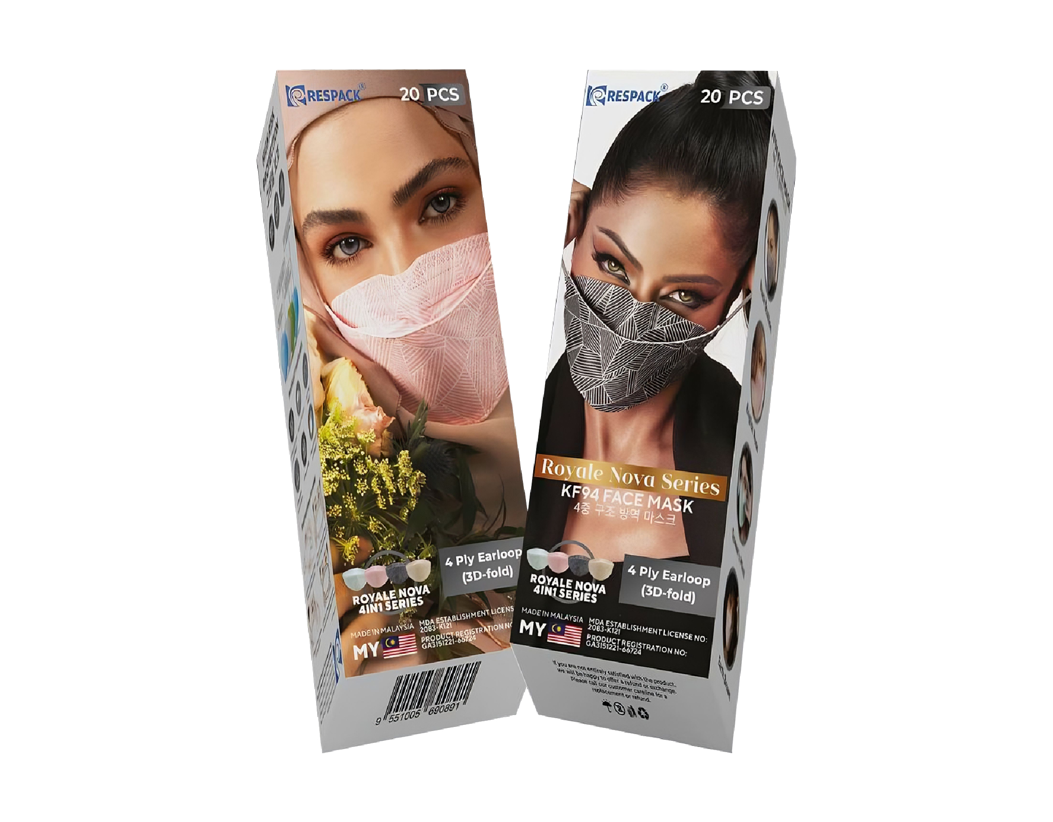 Respack KF94 Face Mask (Royale Nova 4-In-1) | myaeon2go