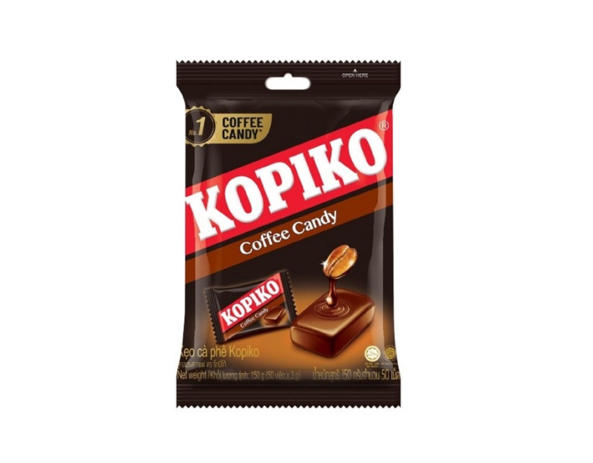 Kopiko Coffee Candy, 140 g - Rich Coffee Flavor
