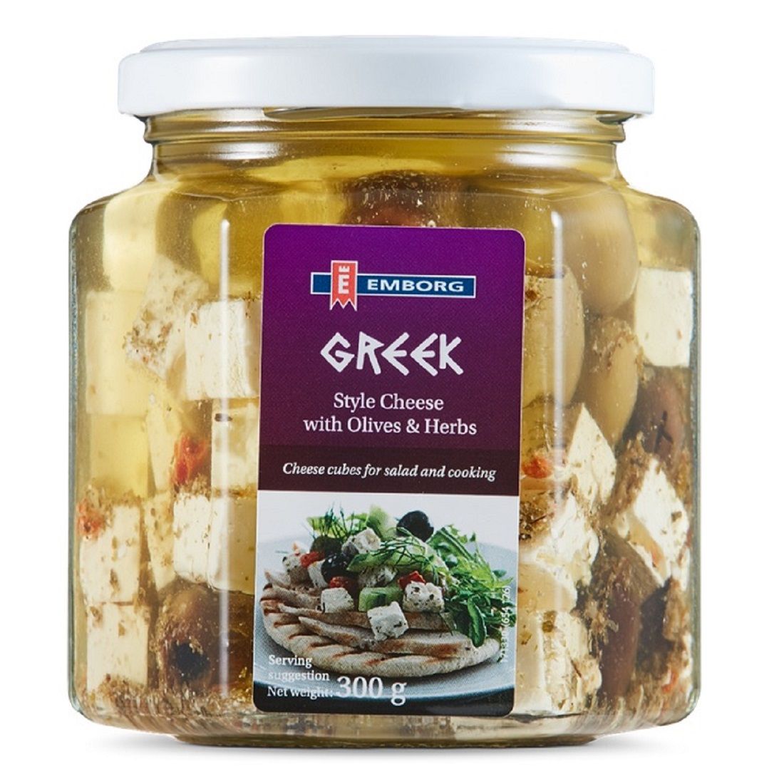 Emborg Feta Cheese In Oil With Herb & Olive | myaeon2go