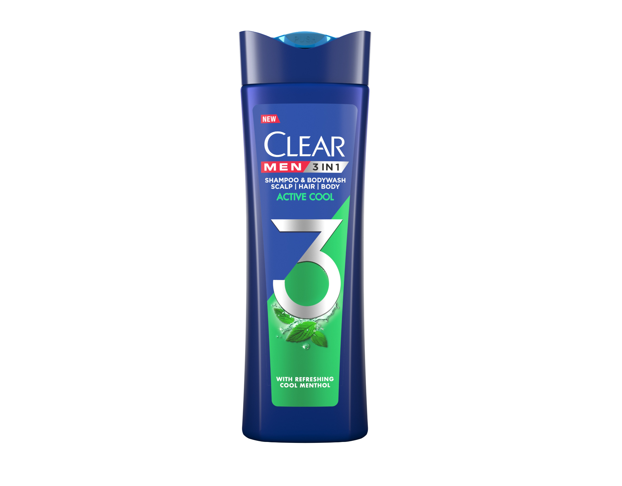 Clear Men 3 In 1 Shampoo & Bodywash Active Cool | myaeon2go