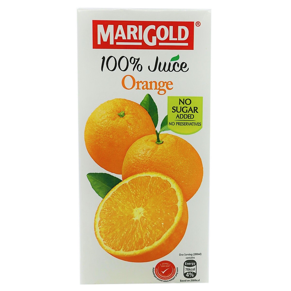 Marigold 100% Orange Juice, 1 Liter - No Sugar Added