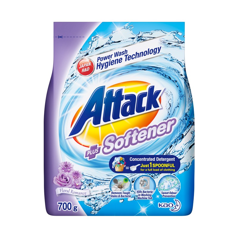 Attack Powder Detergent Plus Softener Floral Romance | myaeon2go