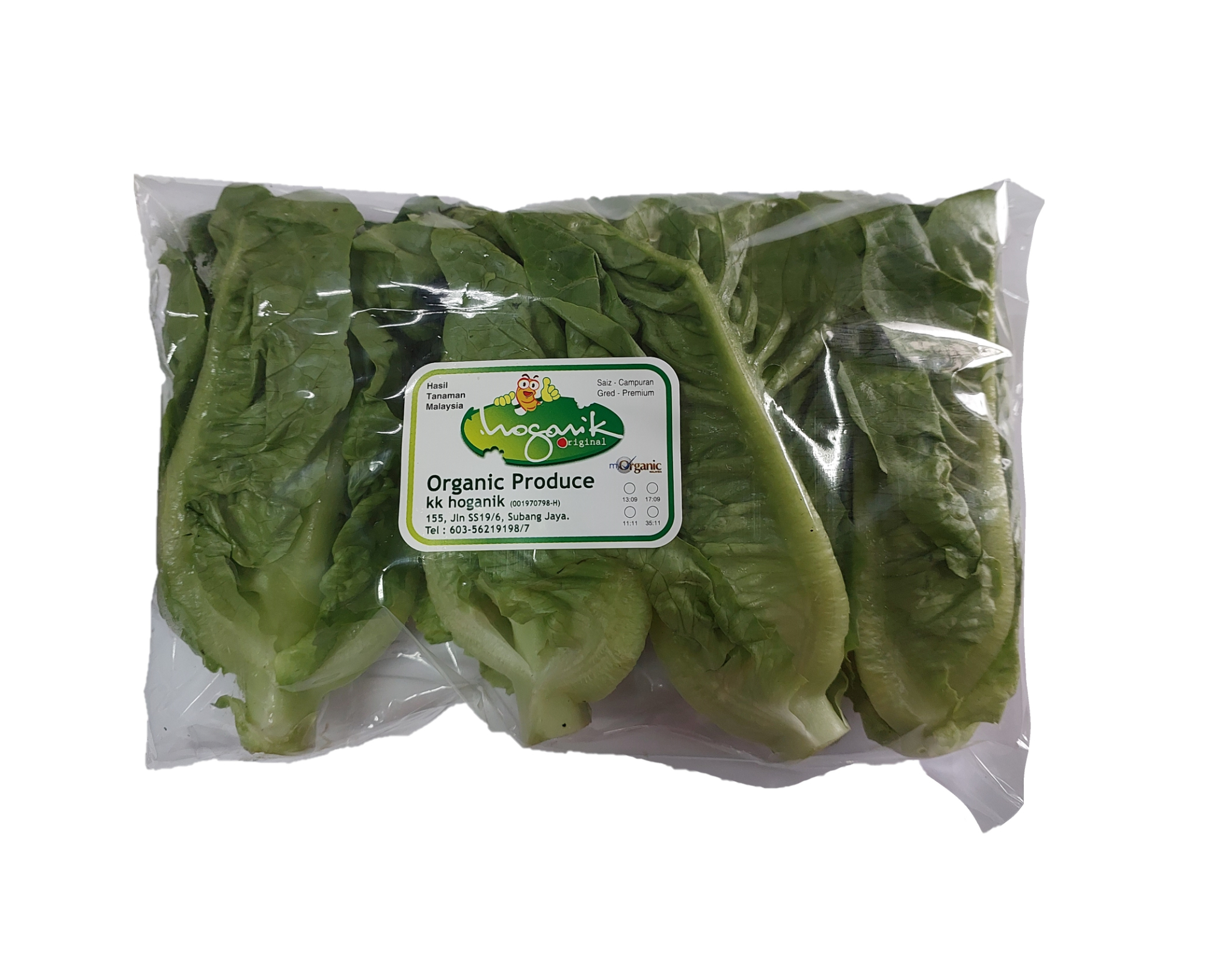 KK Hoganik Organic Mini Cos Lettuce | myaeon2go