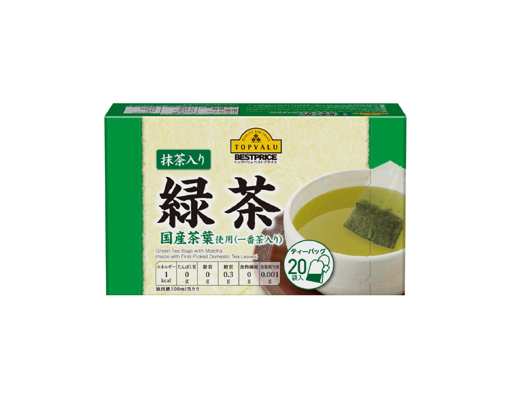 TOPVALU Best Price Green Tea With Matcha