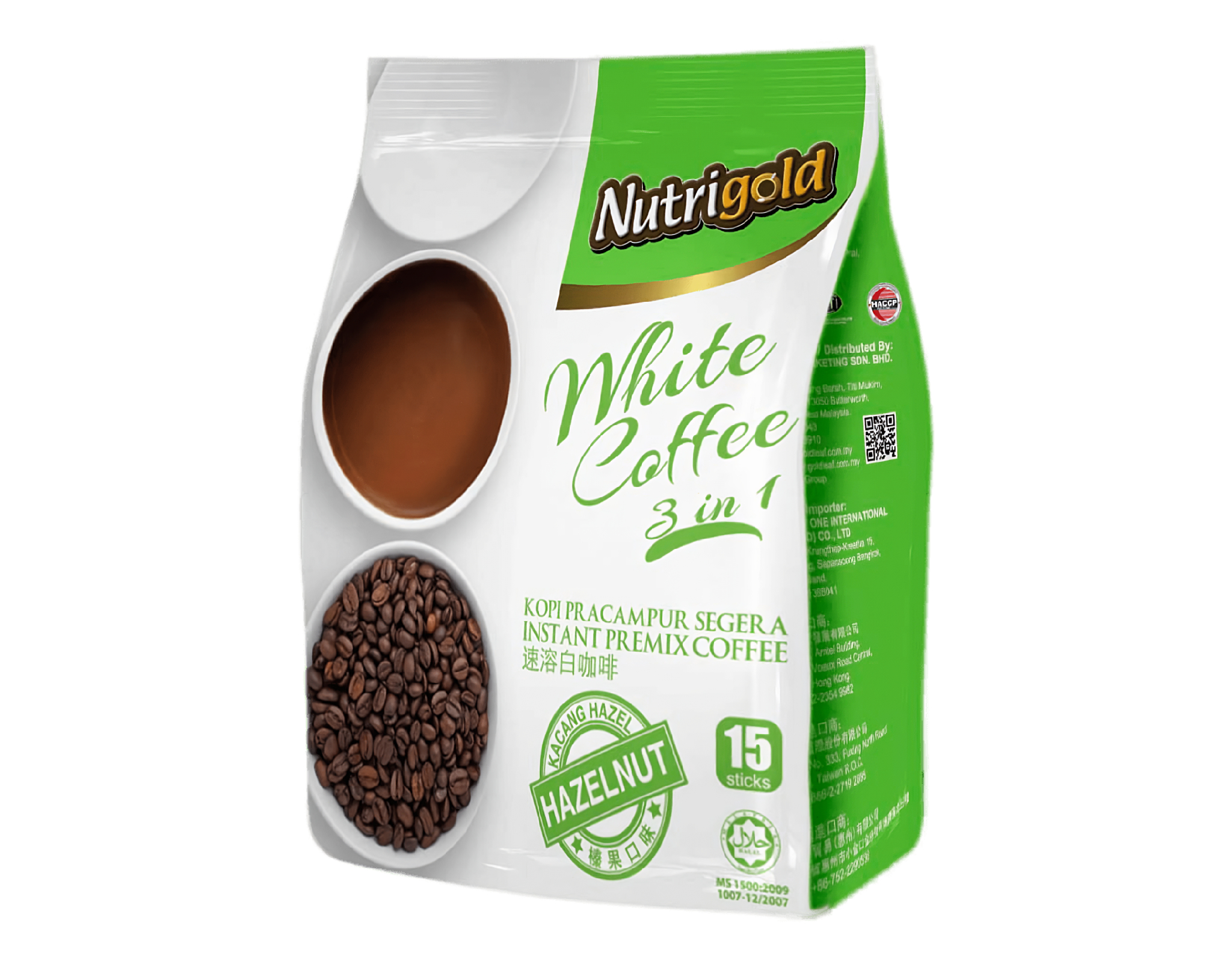 Nutrigold 3 In 1 White Coffee Hazelnut | myaeon2go