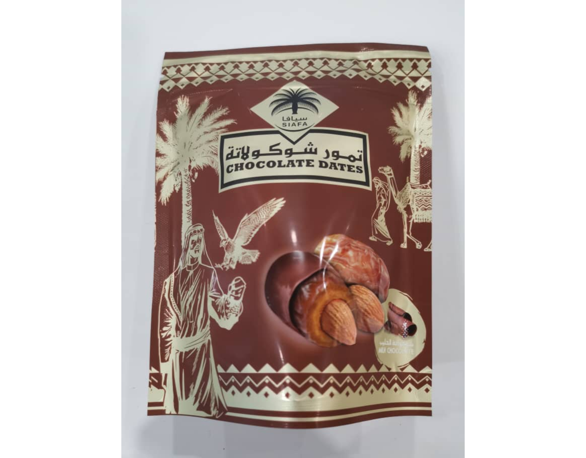Siafa Saudi Arabia Milk Chocolate Almond Dates | myaeon2go
