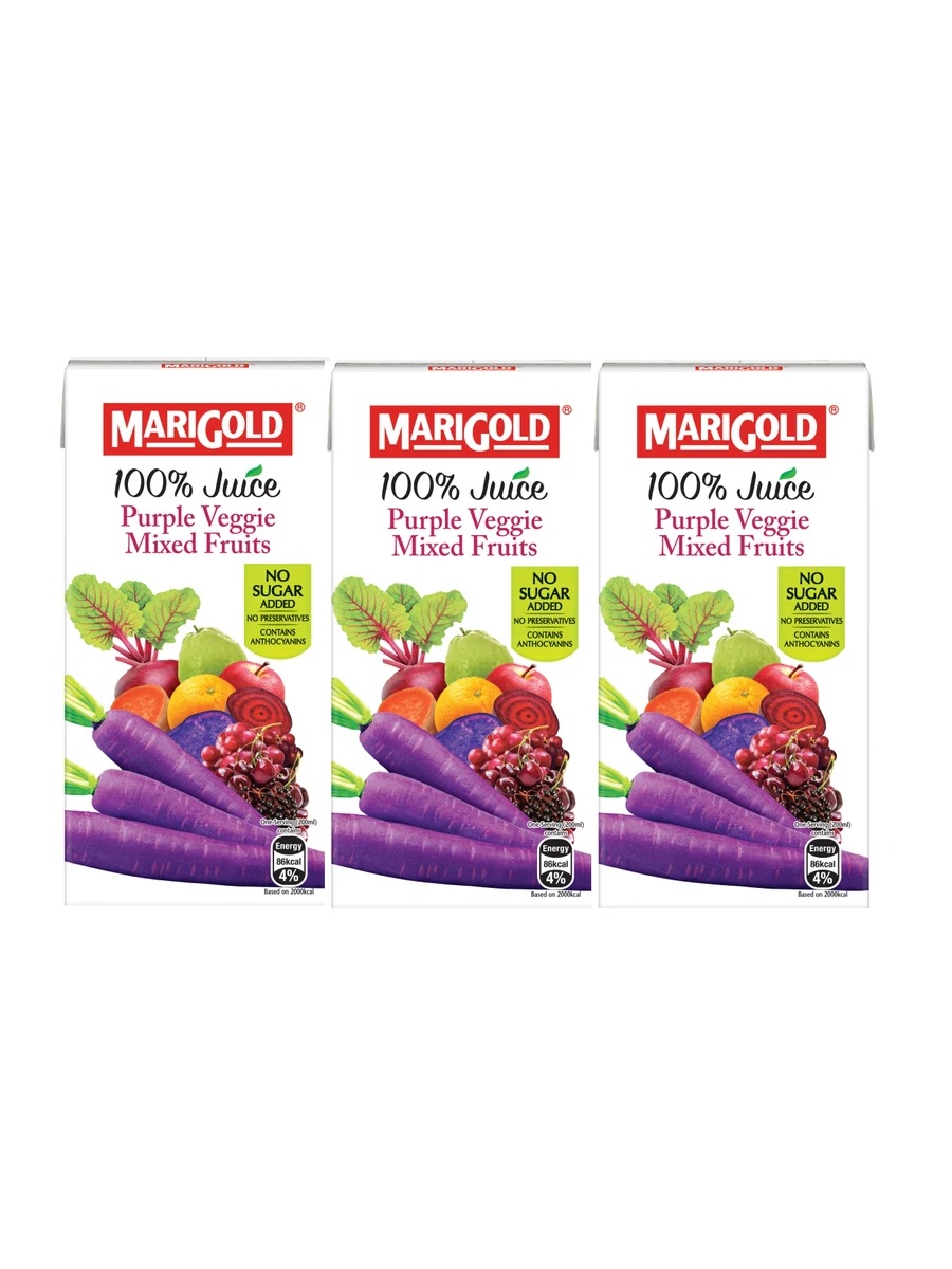 Marigold 100% Purple Veggie Mixed Fruits Juice | myaeon2go