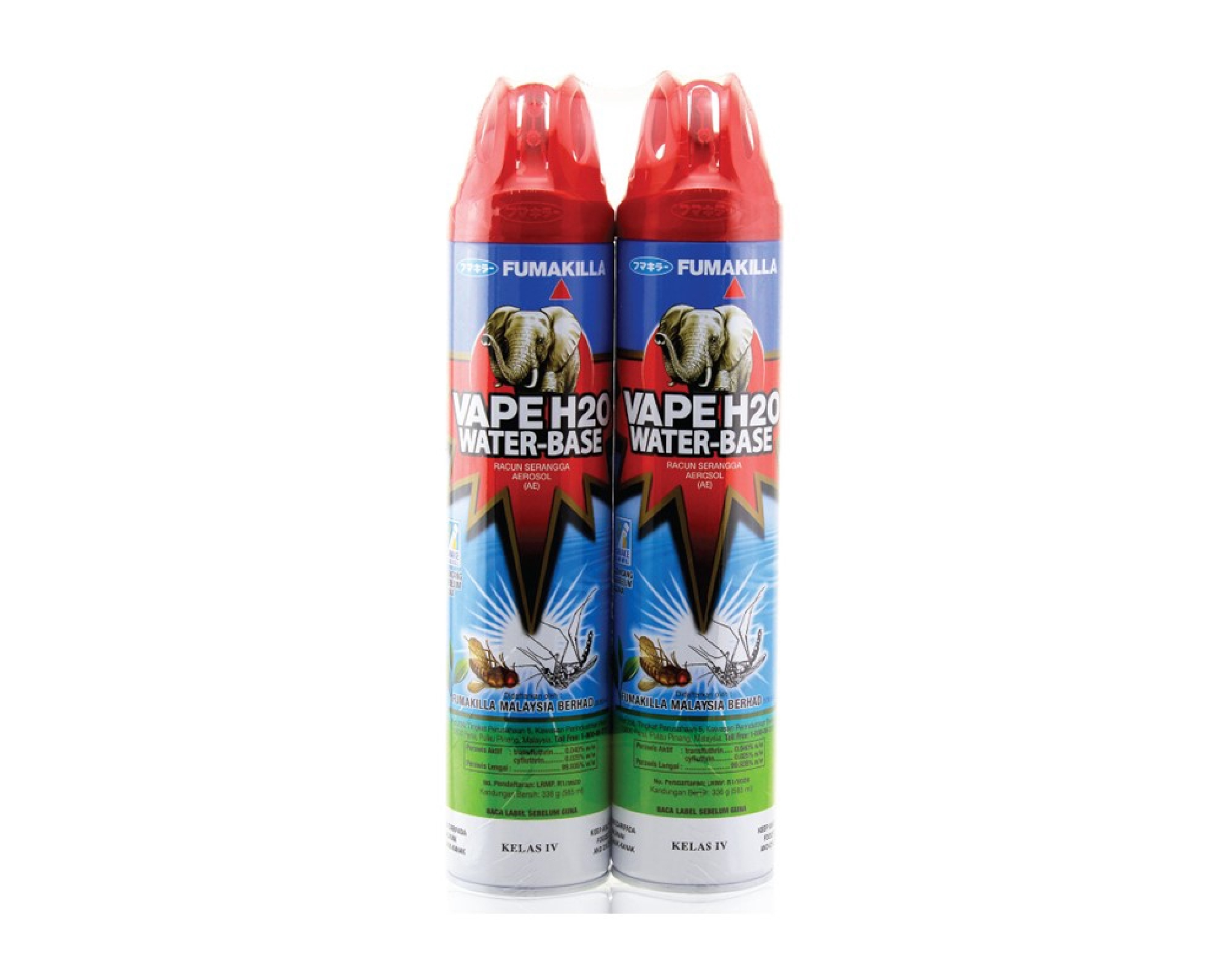 Fumakilla Vape H20 Aerosol Water-base Twin Pack | myaeon2go