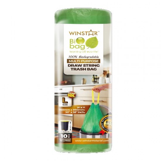 Winstar Multi-Purpose Draw String Trash Bag L | myaeon2go
