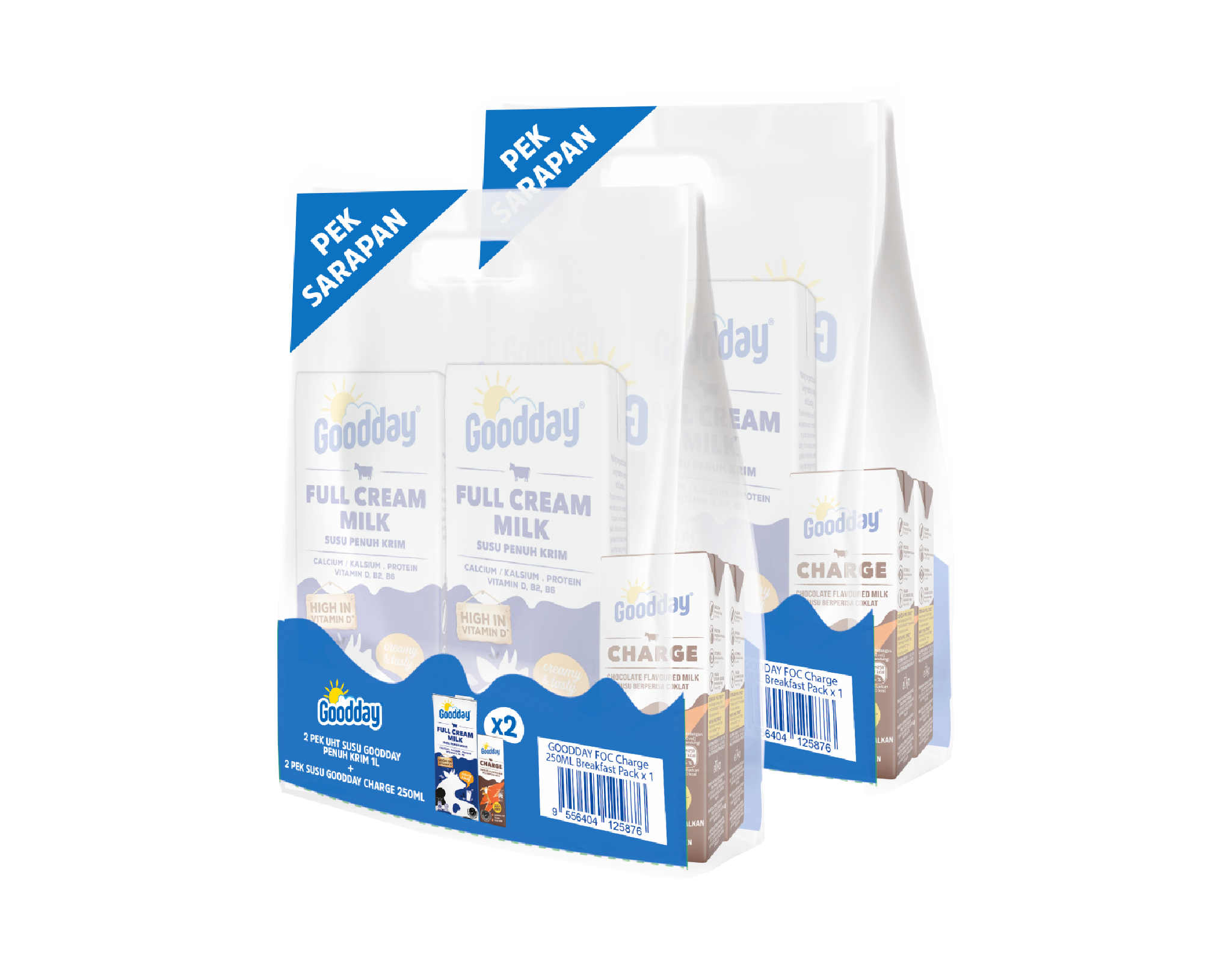 Goodday Full Cream Milk Breakfast Pack (FOC 250ml) | myaeon2go