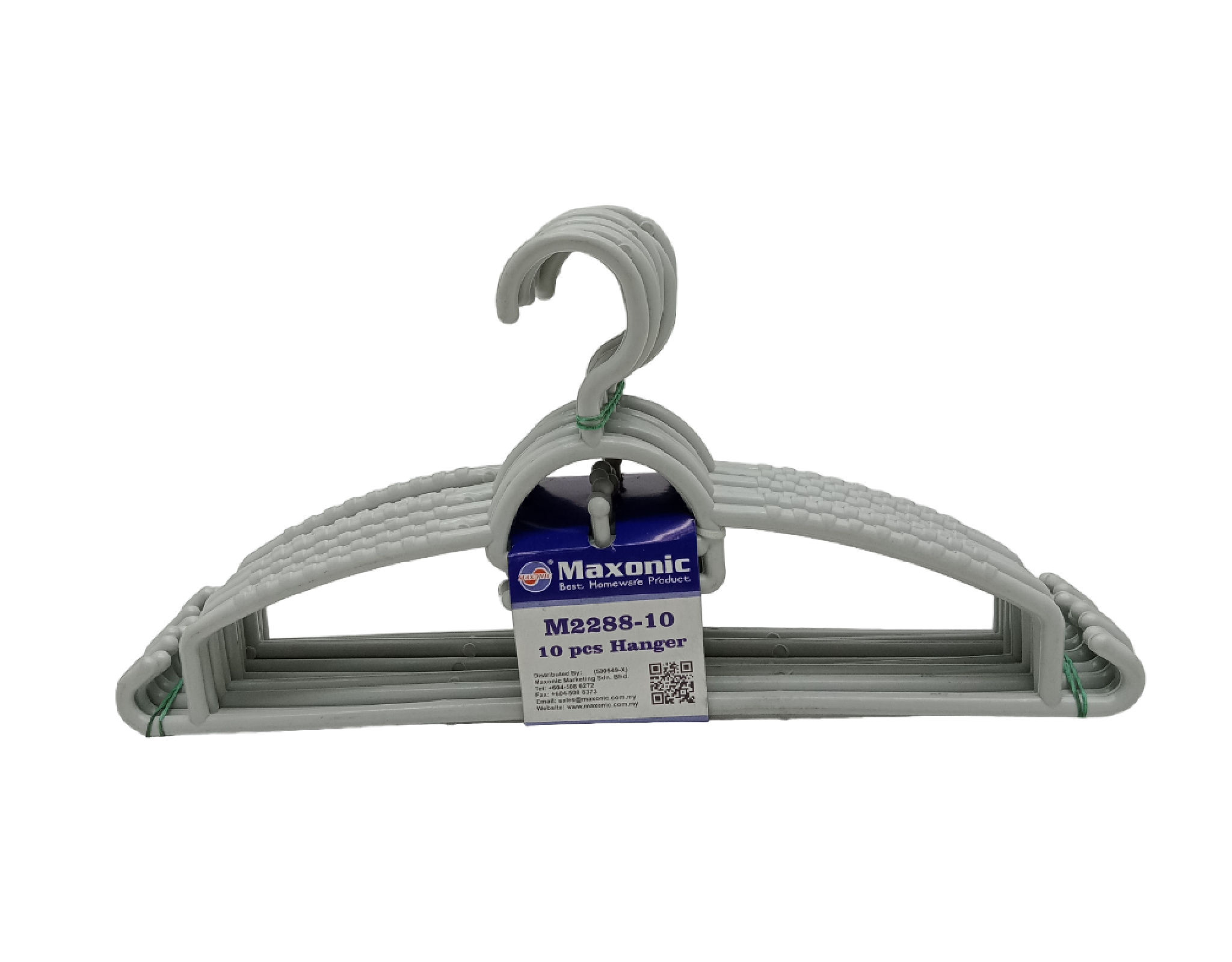 Maxonic Grey Plastic Hanger (M 2288/10NC) | myaeon2go