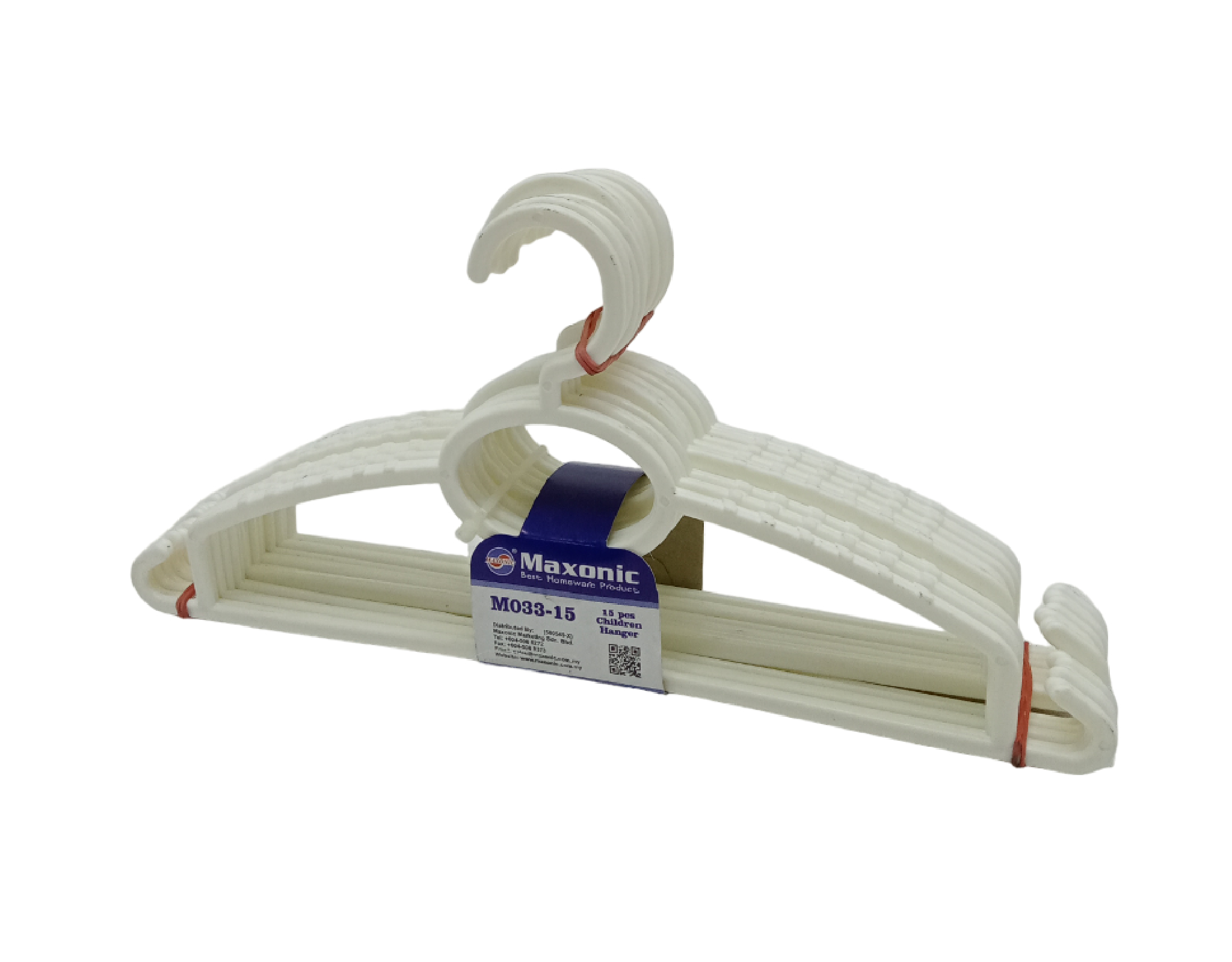Maxonic Kids Hanger Set - White (M 033-15NC) | myaeon2go