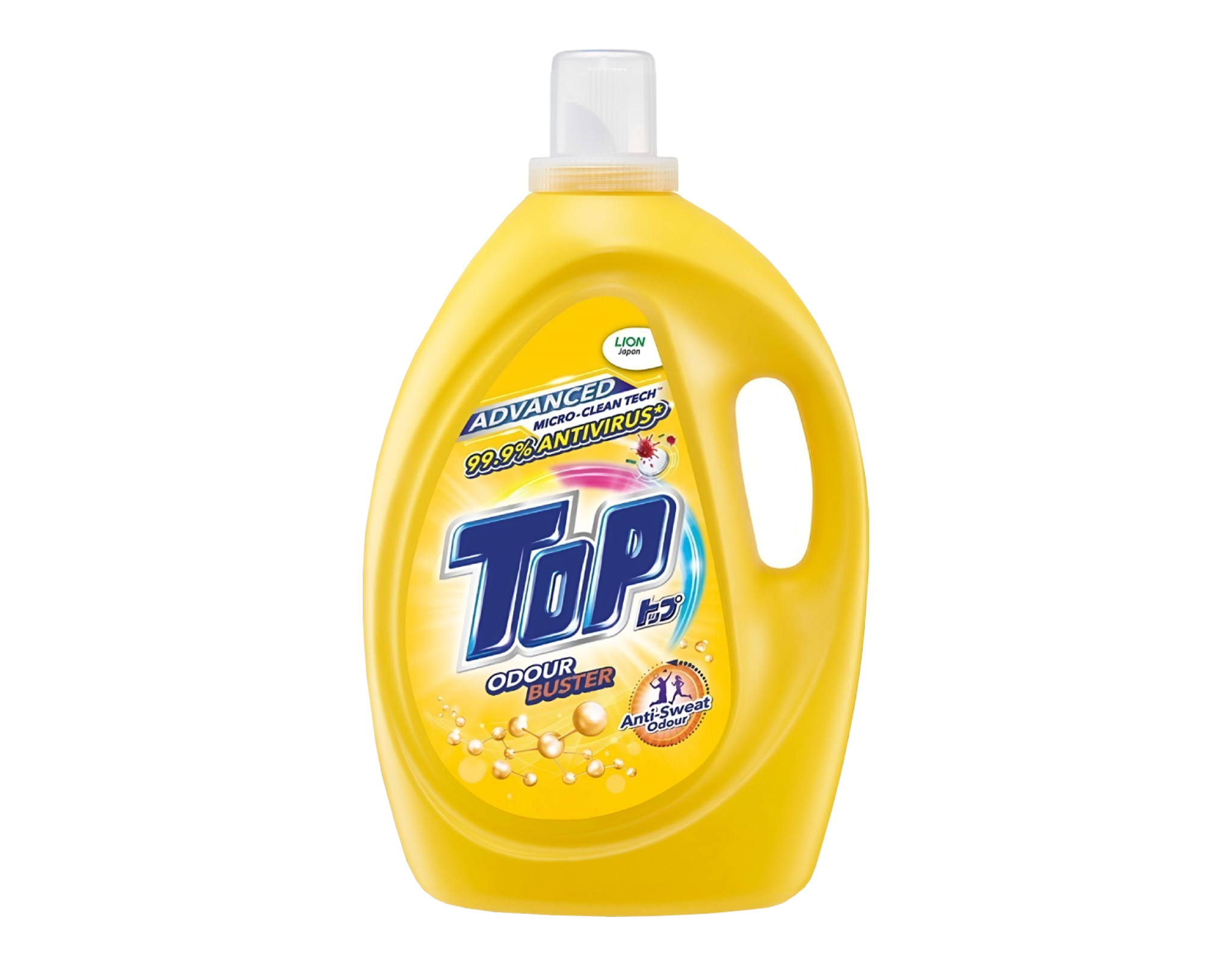 Top Liquid Detergent Odour Buster, 3.6 kg - Anti-Virus